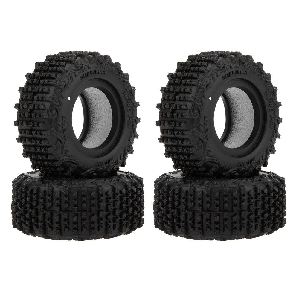 MEUS Racing 0.7-Inch Super Soft Tires for 1/30 Axial SCX30 1/32 Redcat ...