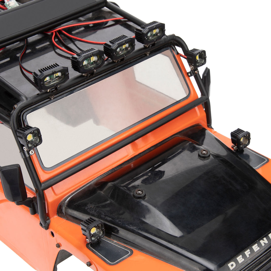 MEUS Racing Lights LED Headlight Bumper Light for SCX10 TRX4 TRX6 Gen8