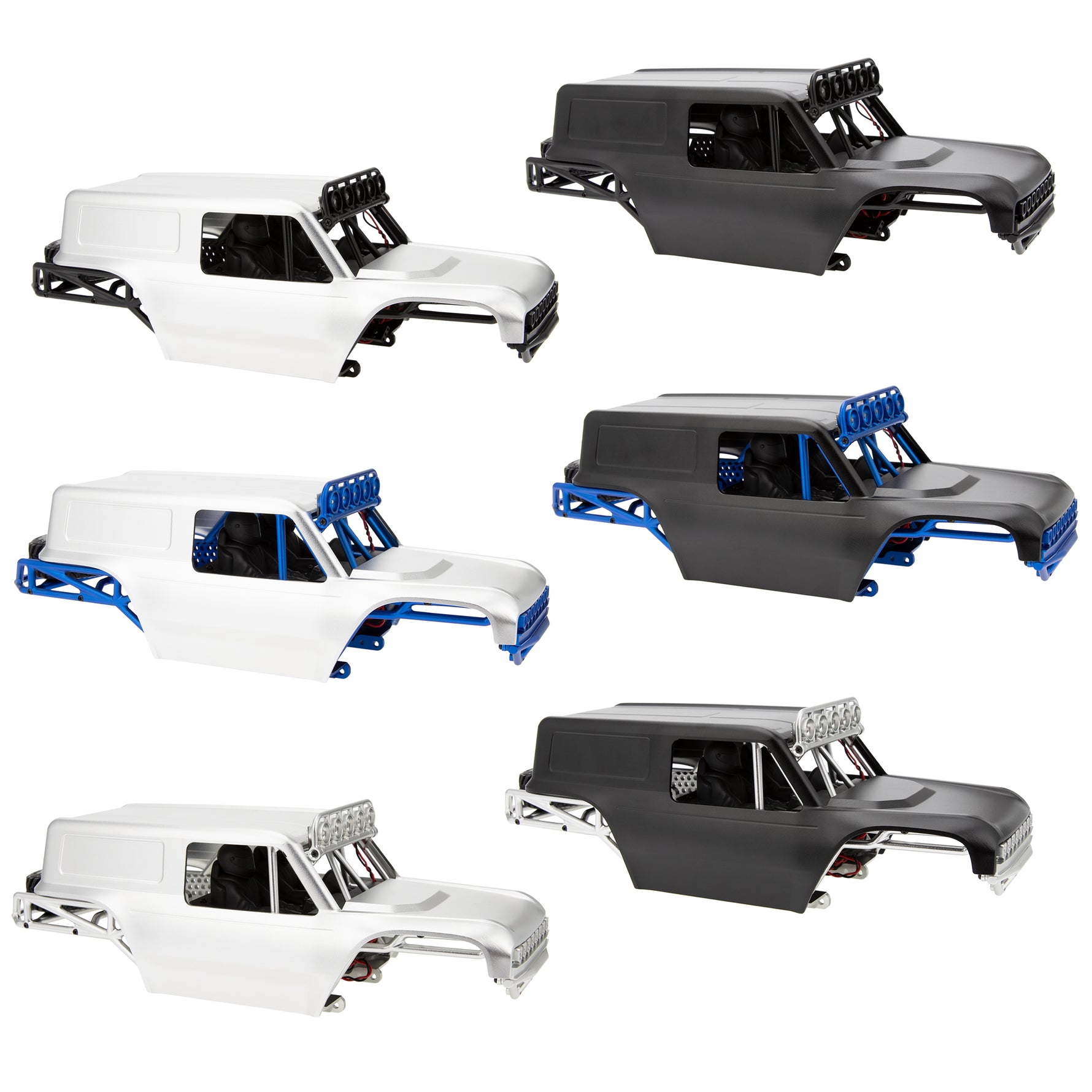 MEUS Racing MB18 Pro Aluminum Body Shell & Frame Kit for TRX4M Defende