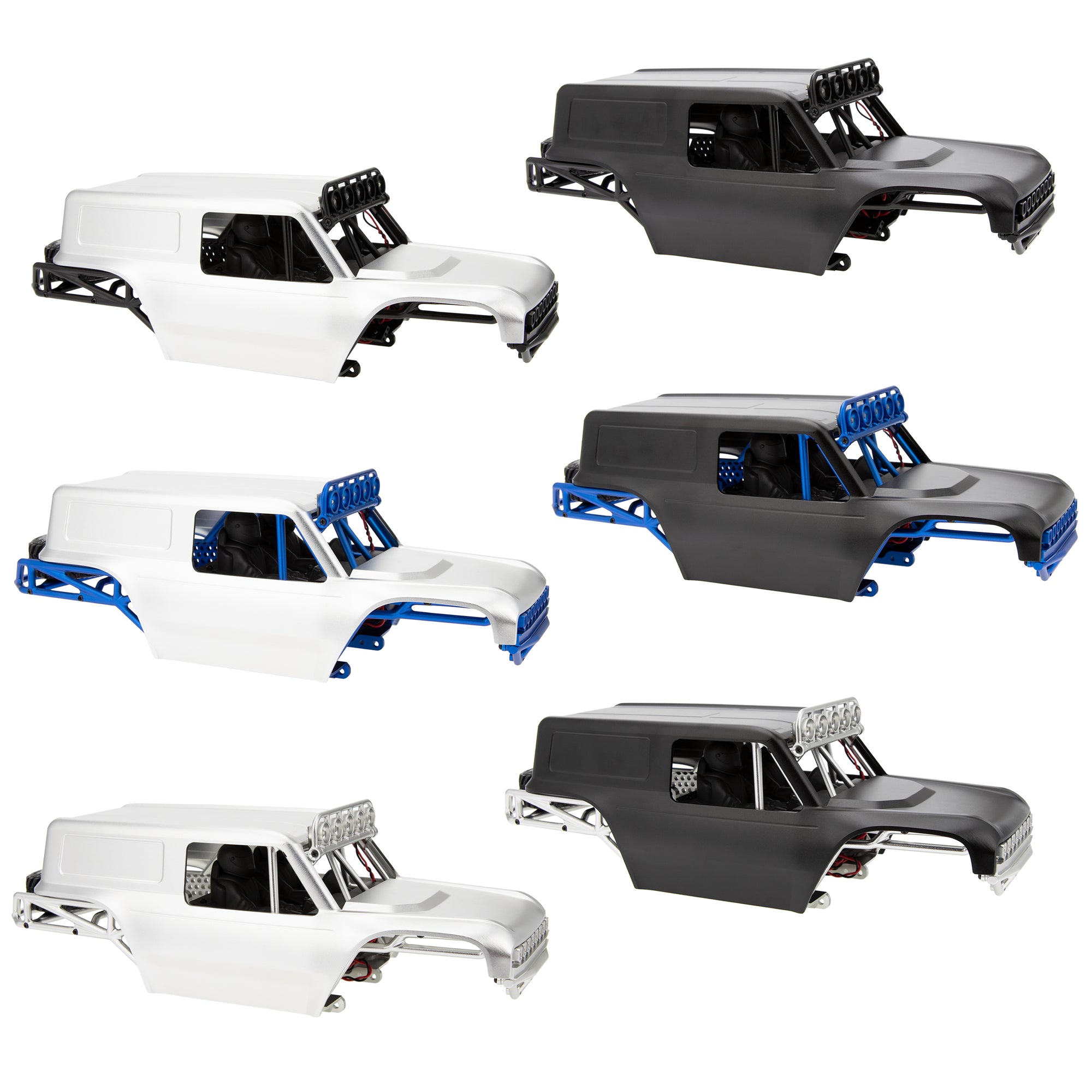 MEUS Racing MB18 Pro Aluminum Body Shell & Frame Kit for TRX4M Defende