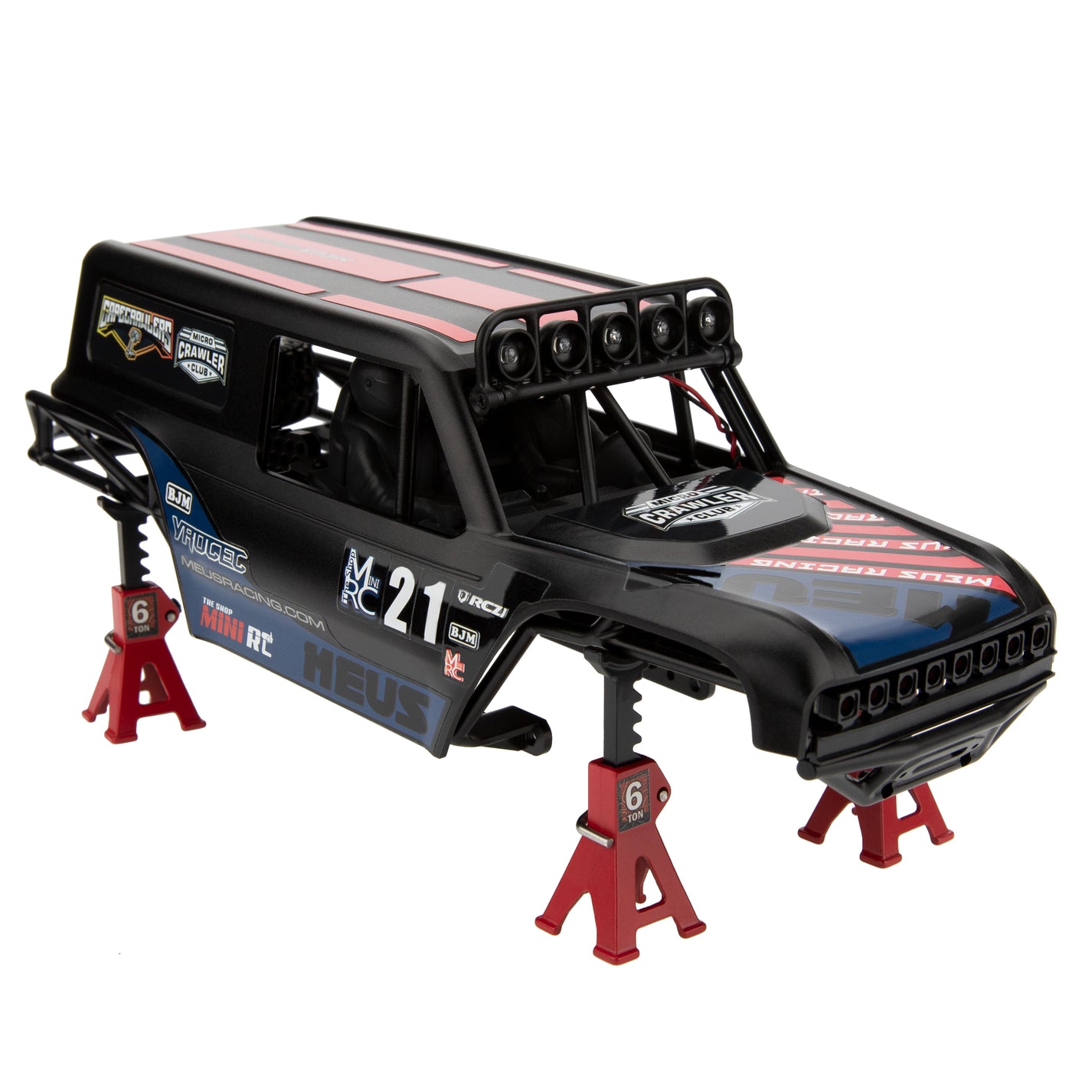 MEUS Racing MB18 Pro Aluminum Body Shell & Frame Kit for TRX4M Defende