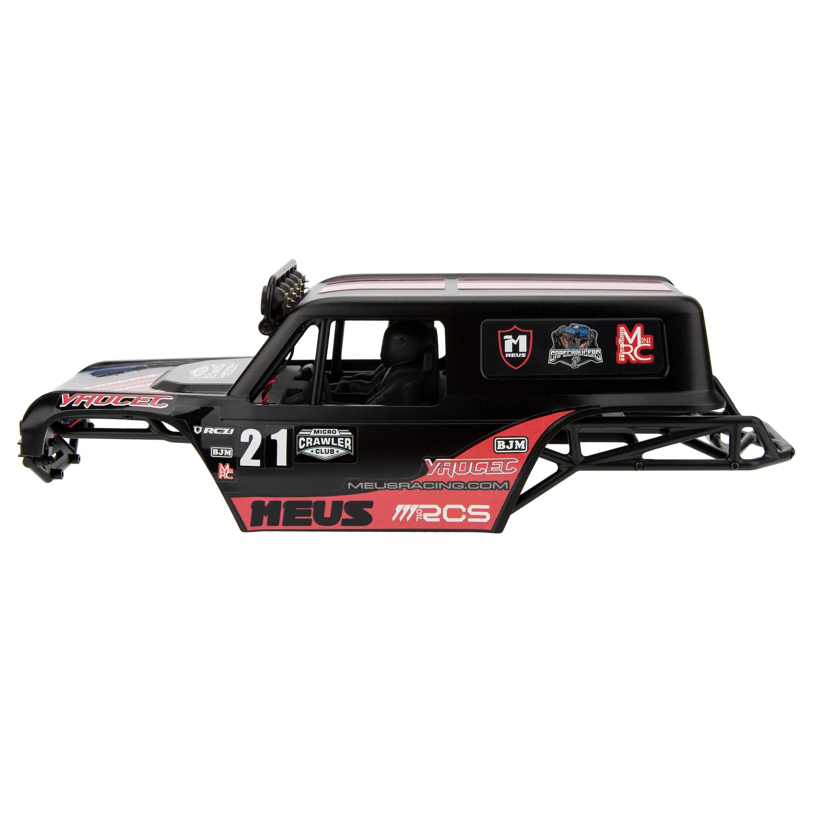 MEUS Racing MB18 Pro Aluminum Body Shell & Frame Kit for TRX4M Defende