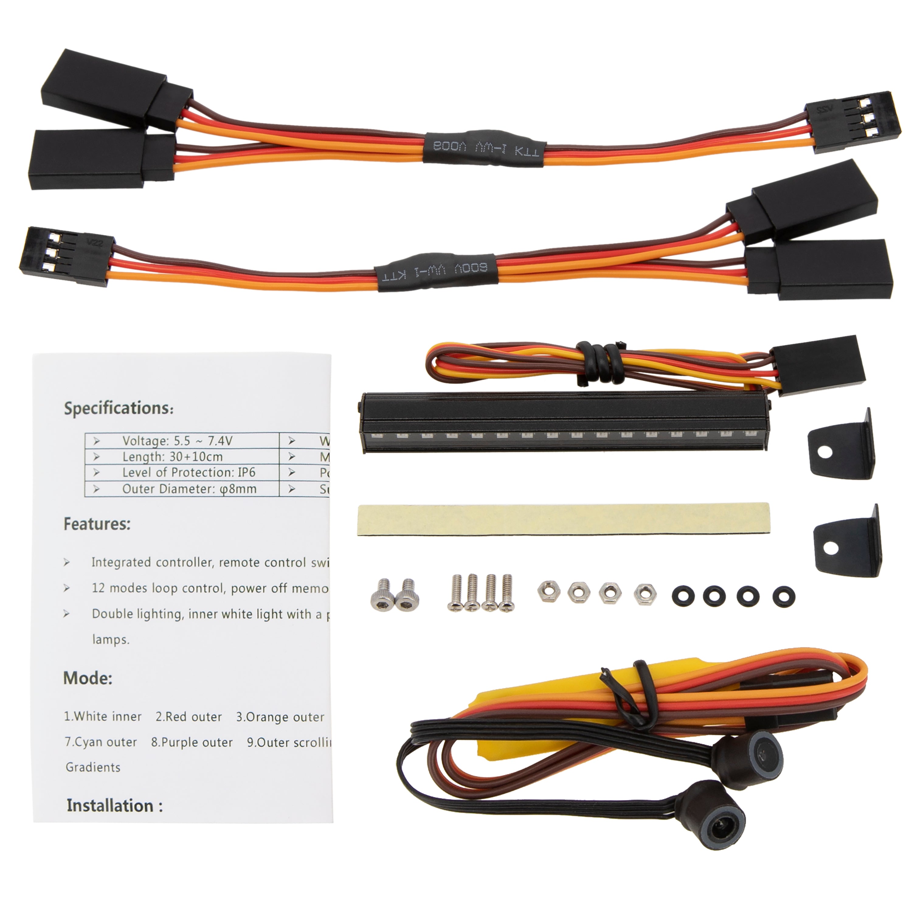 meus racing 1 / 18 trx4m ripper nylon injection molding v2 version ...