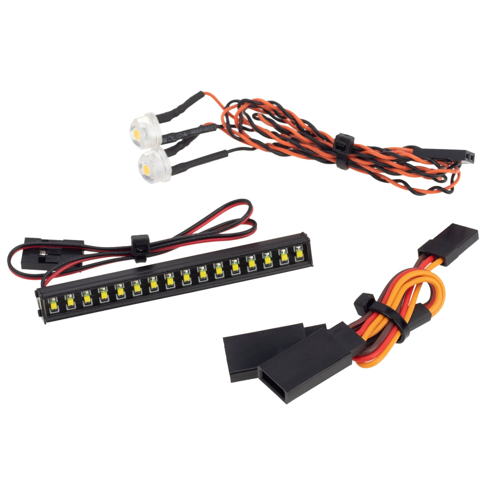 MEUS Racing TRX4M Ripper 16LED Light Kit Lemon Yellow + 8MM Headlight