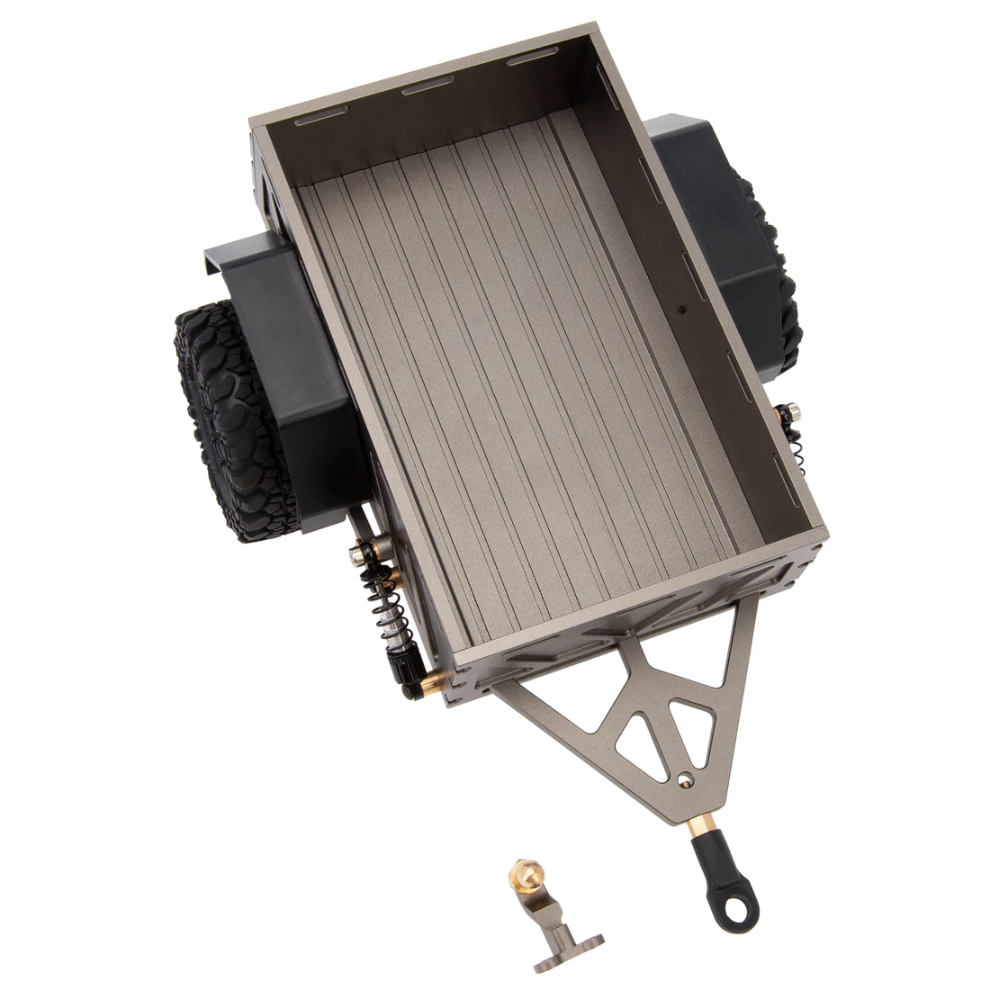 MEUS RACING Utility Trailer Car with Hitch for TRAXXAS TRX-4M TRX4M 1/