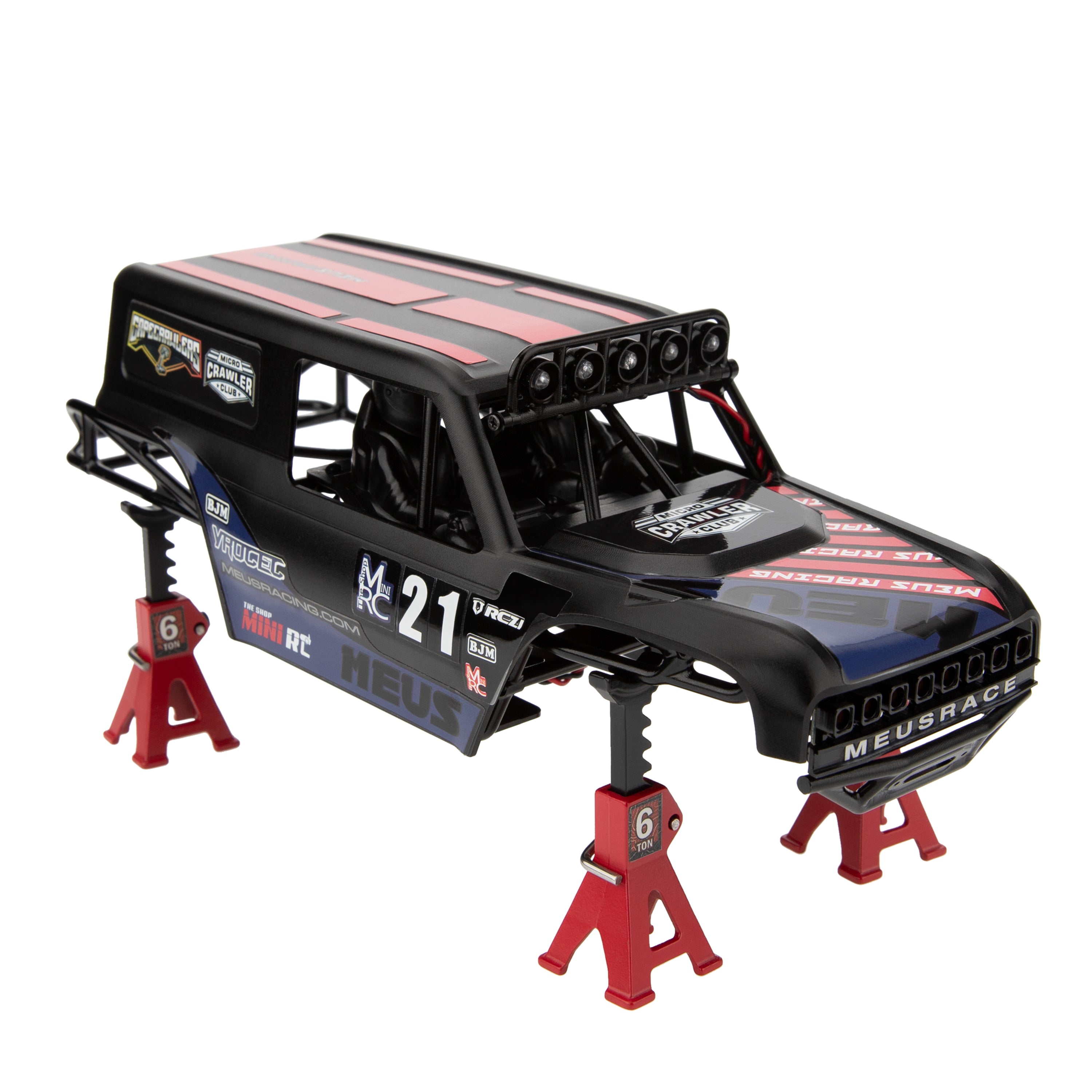 MEUS Racing MB24 Pro Aluminum Body Shell & Frame Kit for 1/24 Axial SC
