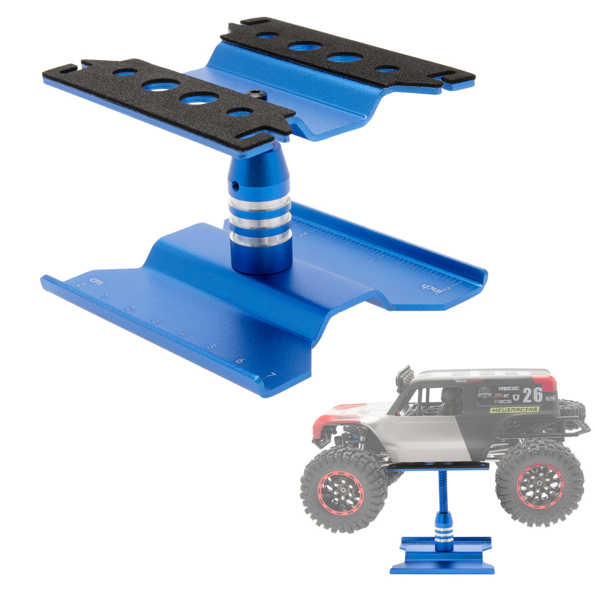 MEUS Racing RC Car Work Stand 360 Degree Rotation Lift & Lower Aluminu