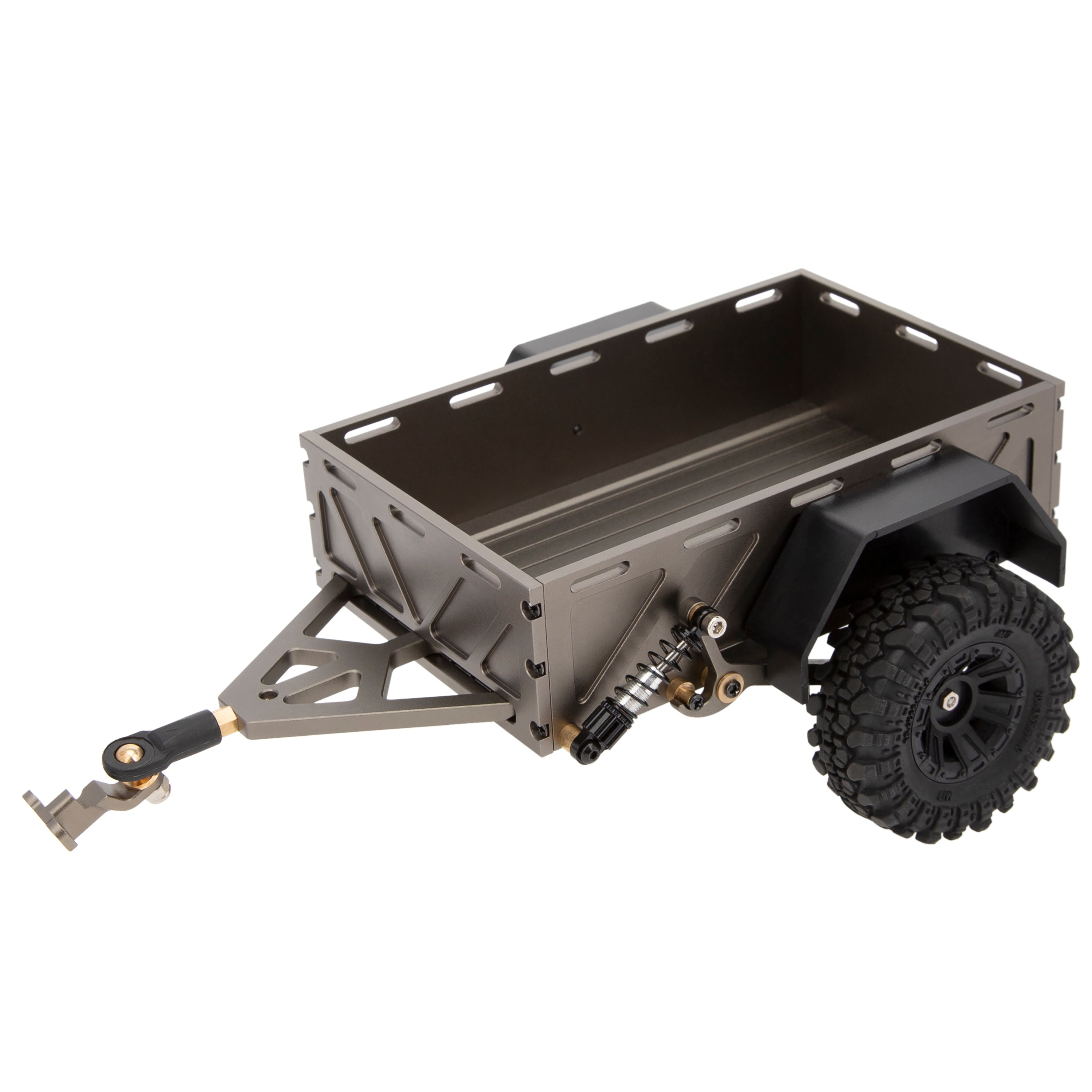 MEUS RACING Utility Trailer Car with Hitch for TRAXXAS TRX-4M TRX4M 1/