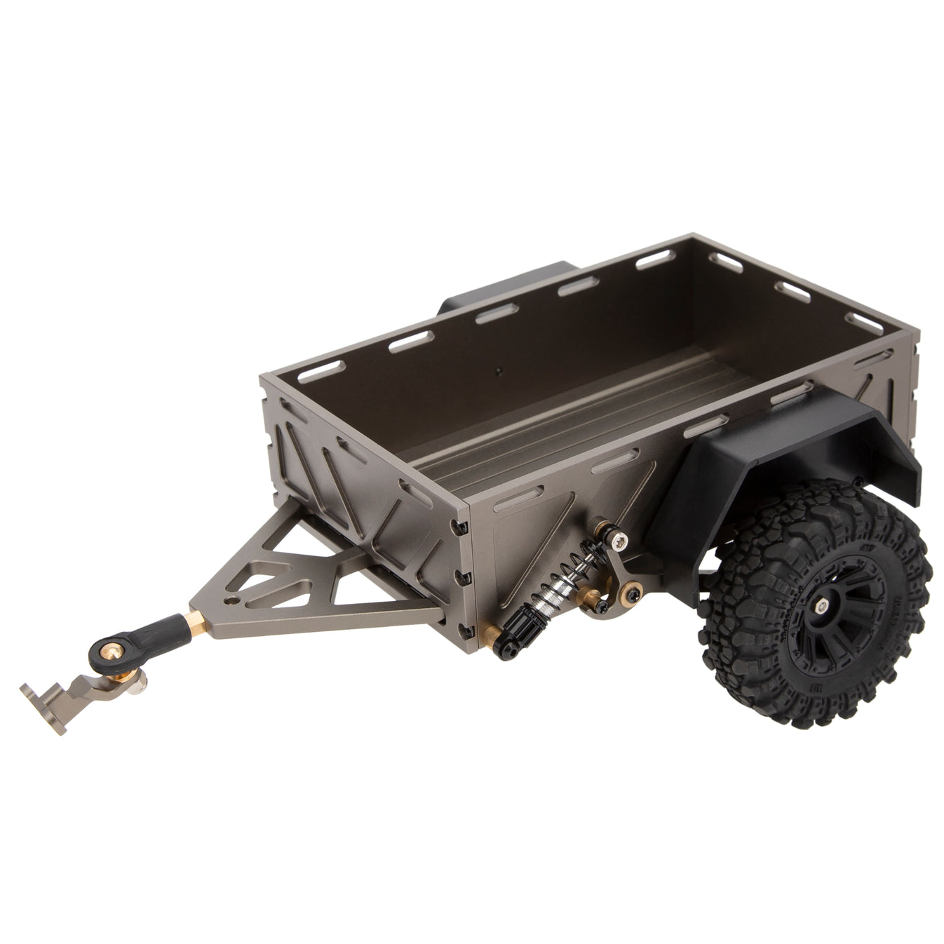 MEUS RACING Utility Trailer Car with Hitch for TRAXXAS TRX-4M TRX4M 1/
