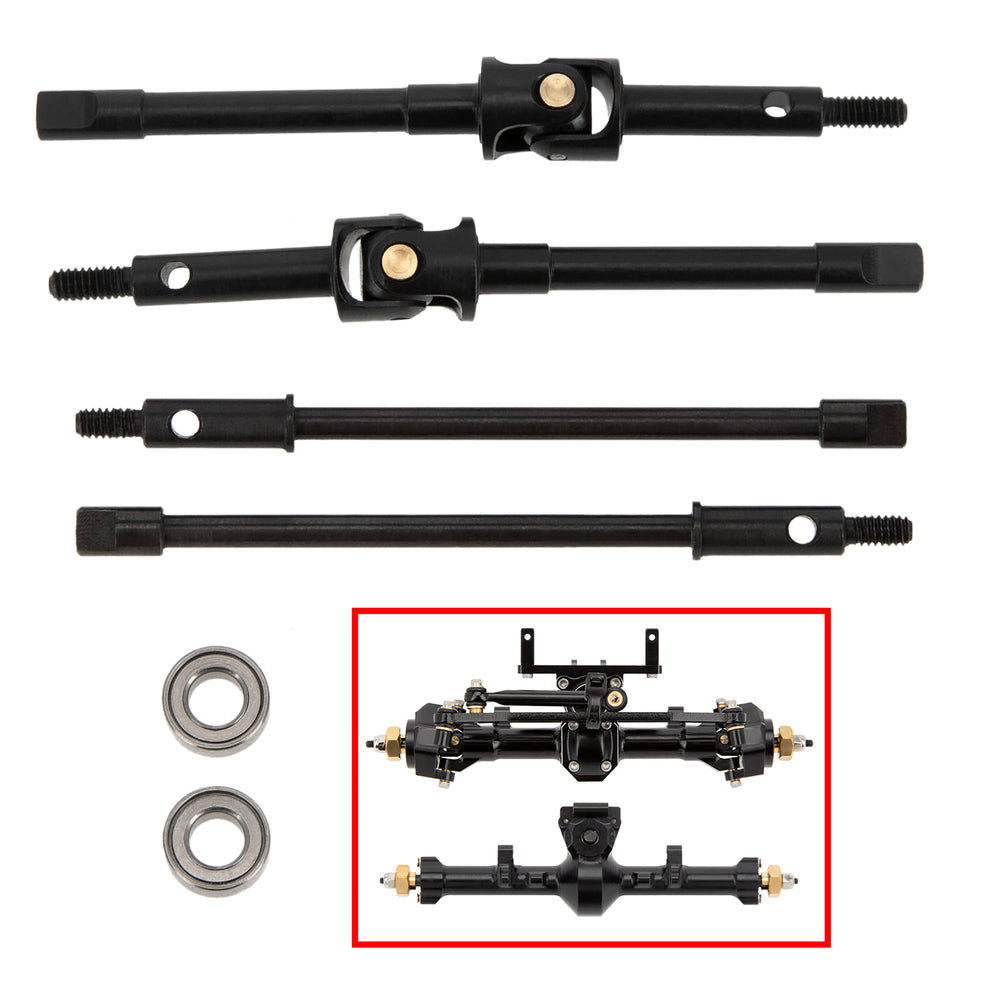 MEUS Racing Universal Joint Axle Shaft Cross Knot CVD Drive Kit for SC
