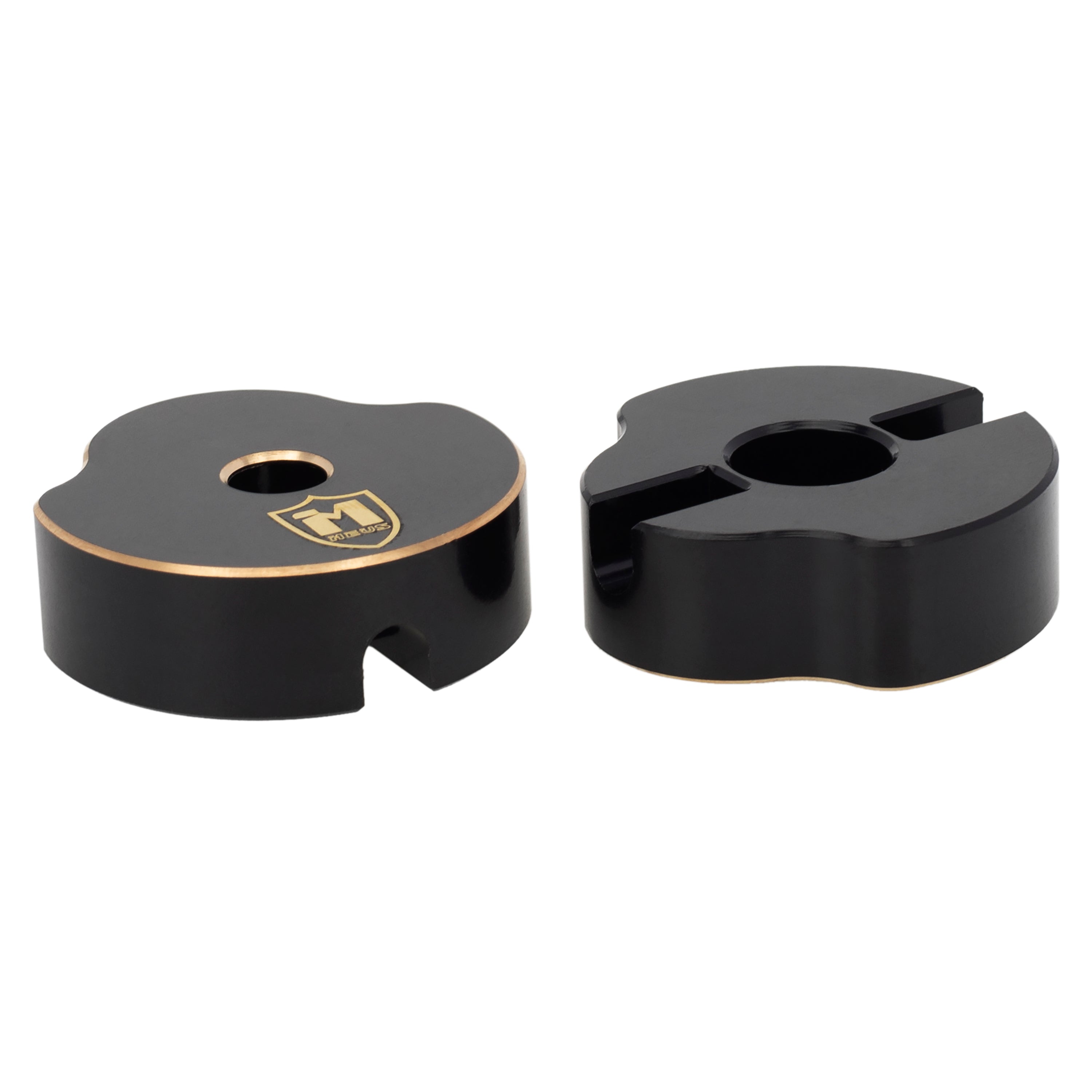 MEUS Racing SCX10 Pro Brass Counterweight Rear Axle Tube Cap For Axial