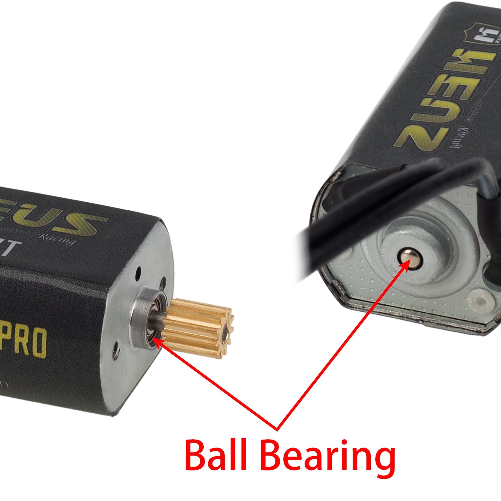 MEUS Racing 180 Brushed Motor Double Ball Bearing Motor with Brass 11T