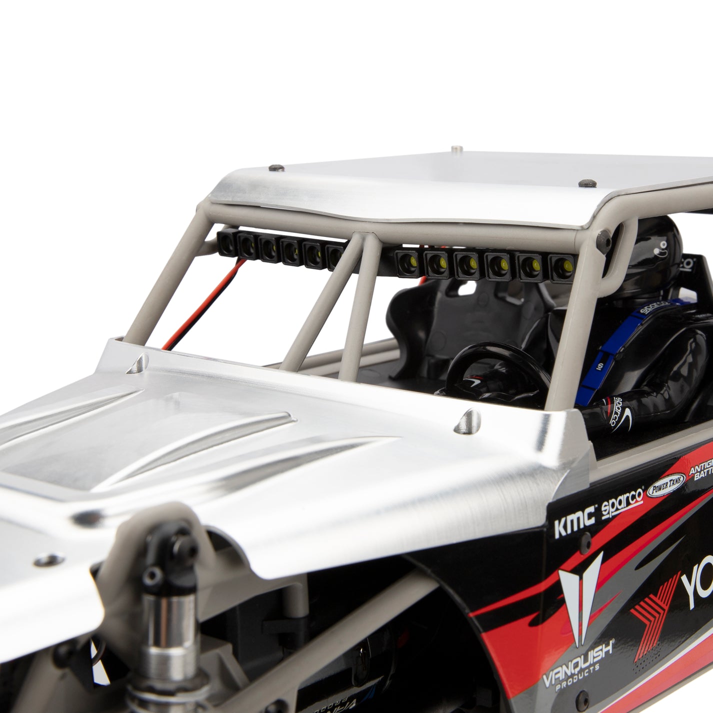 MEUS Racing RC LED Lights Roof Light Bar Tail Light Kit for 1/10 Vanqu