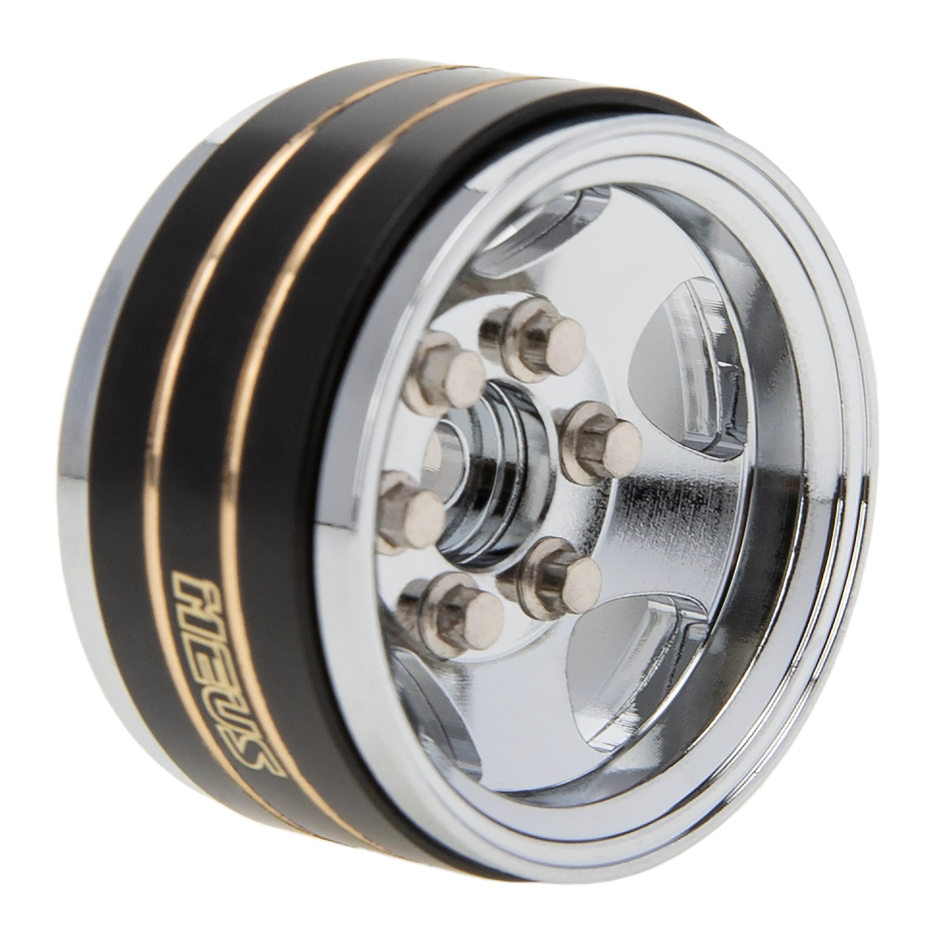 MEUS Racing 1.0" Beadlock Wheel Brass Inner Ring Negative Offset -3.25