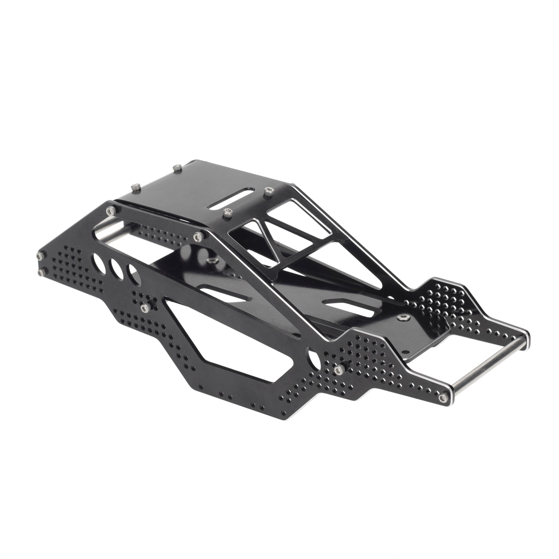 MEUS Racing Black Aluminum RC Car Roll Cage Body Shell Chassis Kit For