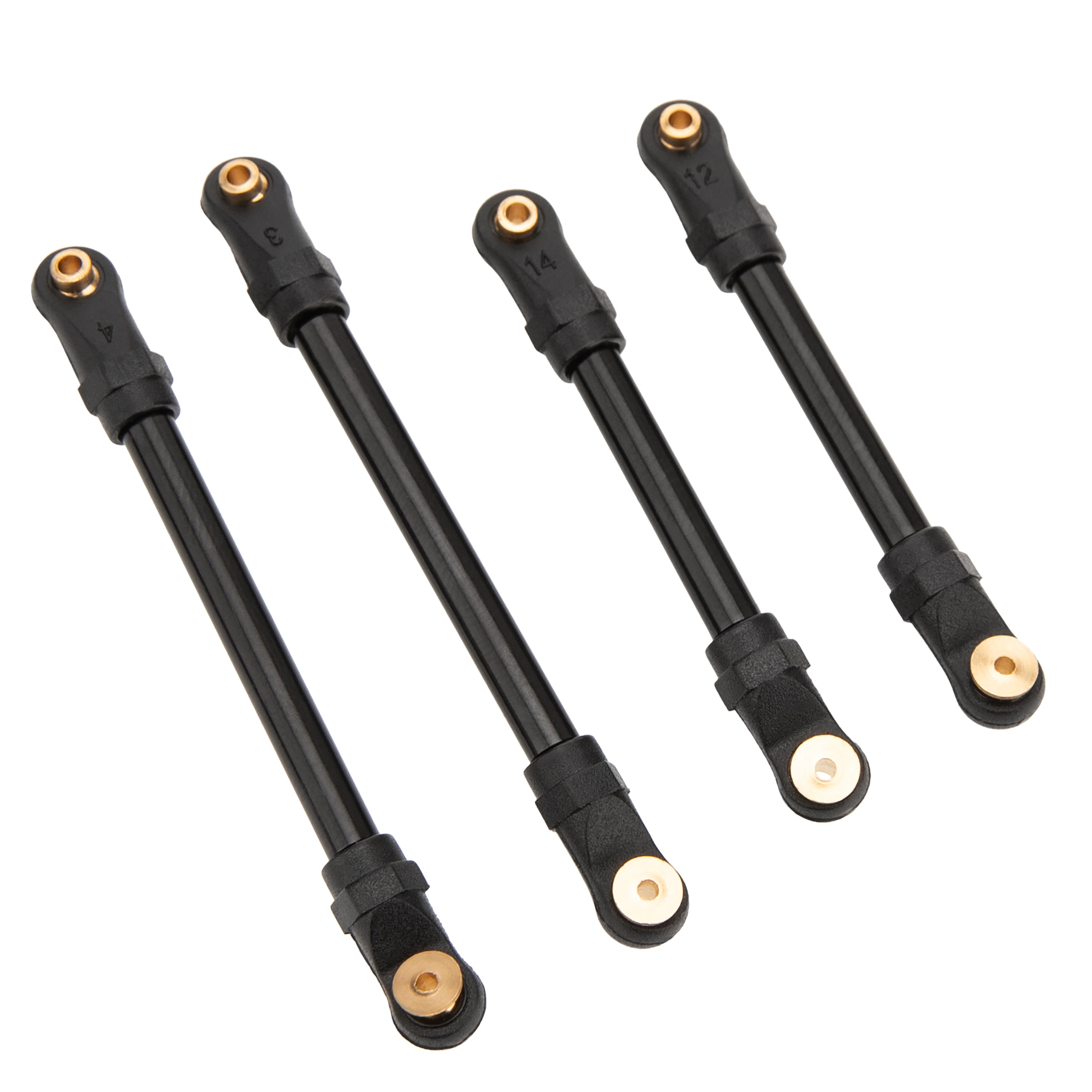 MEUS Racing SCX24 C10 Bronco Double Bent High Clearance Chassis Links