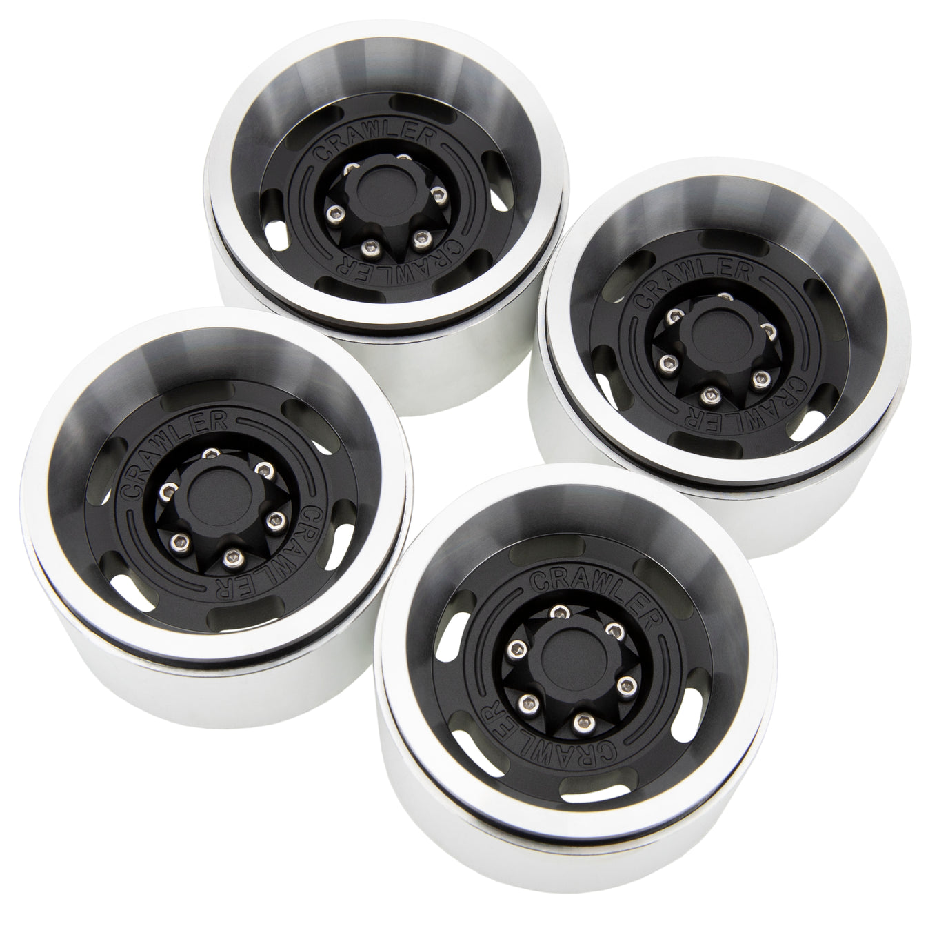 MEUS Racing Aluminum 1.9 Beadlock Wheels for 1/10 TRX4 TRX6 Axial SCX1
