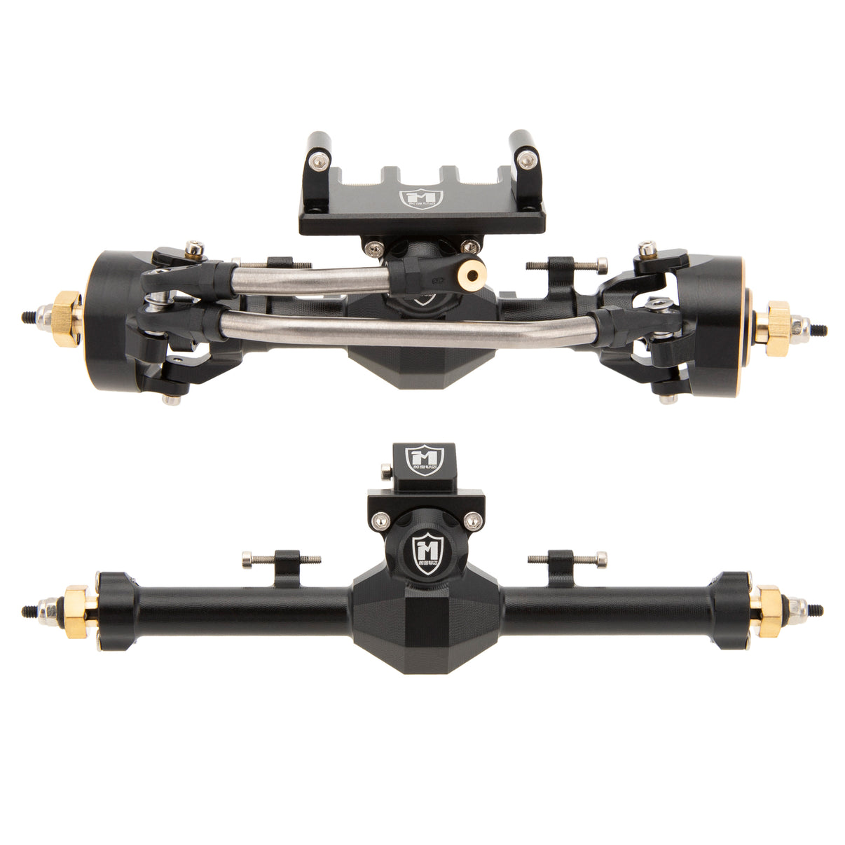 MEUS Racing SCX24 V1 Metal Isokinetic Front Rear Axles for Axial SCX24