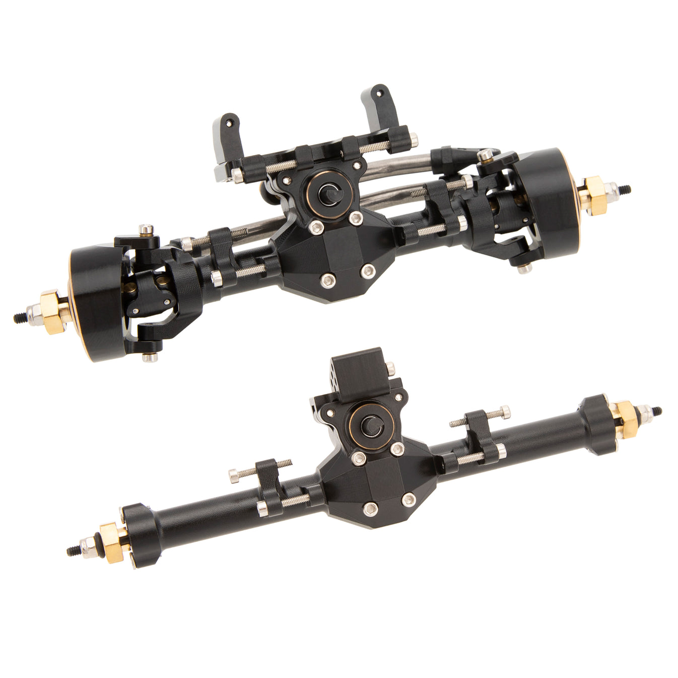 MEUS Racing SCX24 V1 Metal Isokinetic Front Rear Axles for Axial SCX24