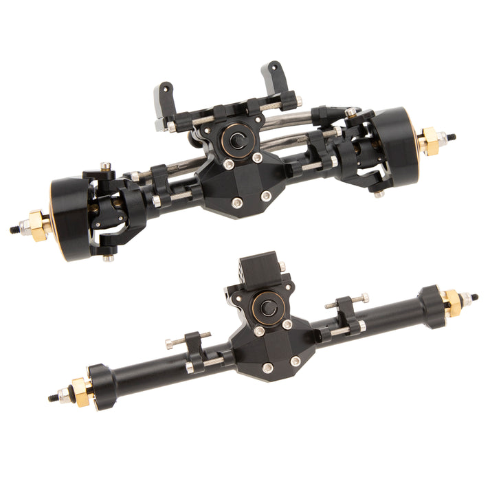MEUS Racing SCX24 V1 Metal Isokinetic Front Rear Axles for Axial SCX24