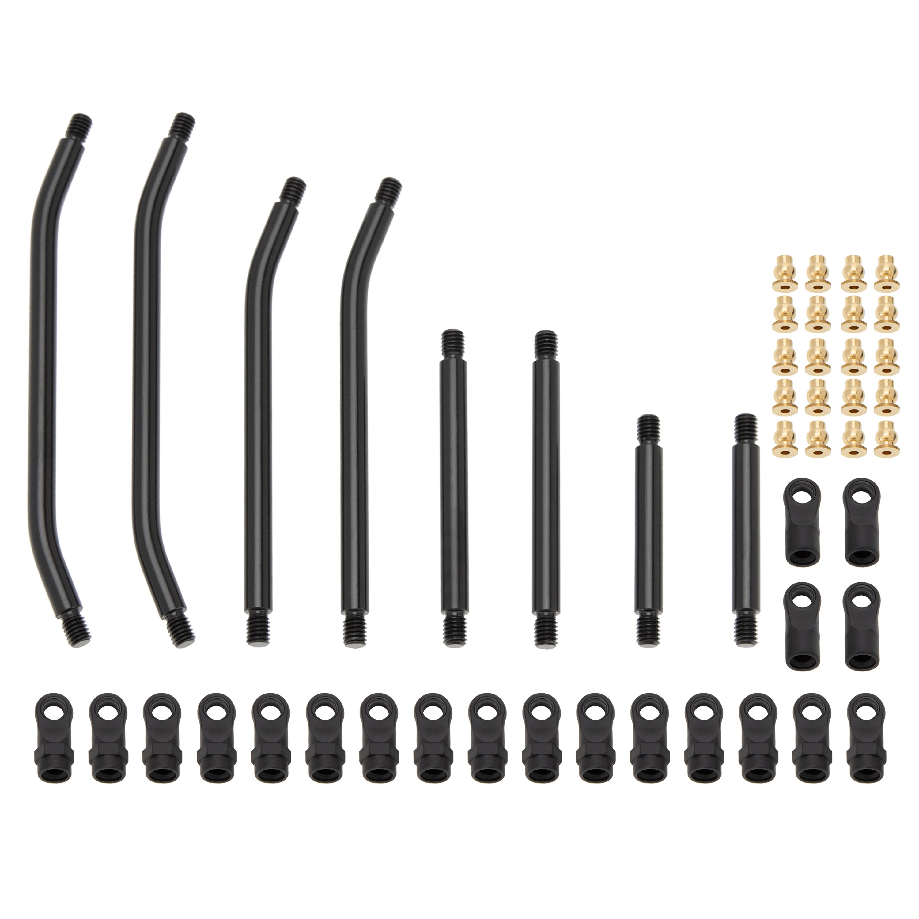 MEUS Racing SCX24 Gladiator Double Bent High Clearance Chassis Links