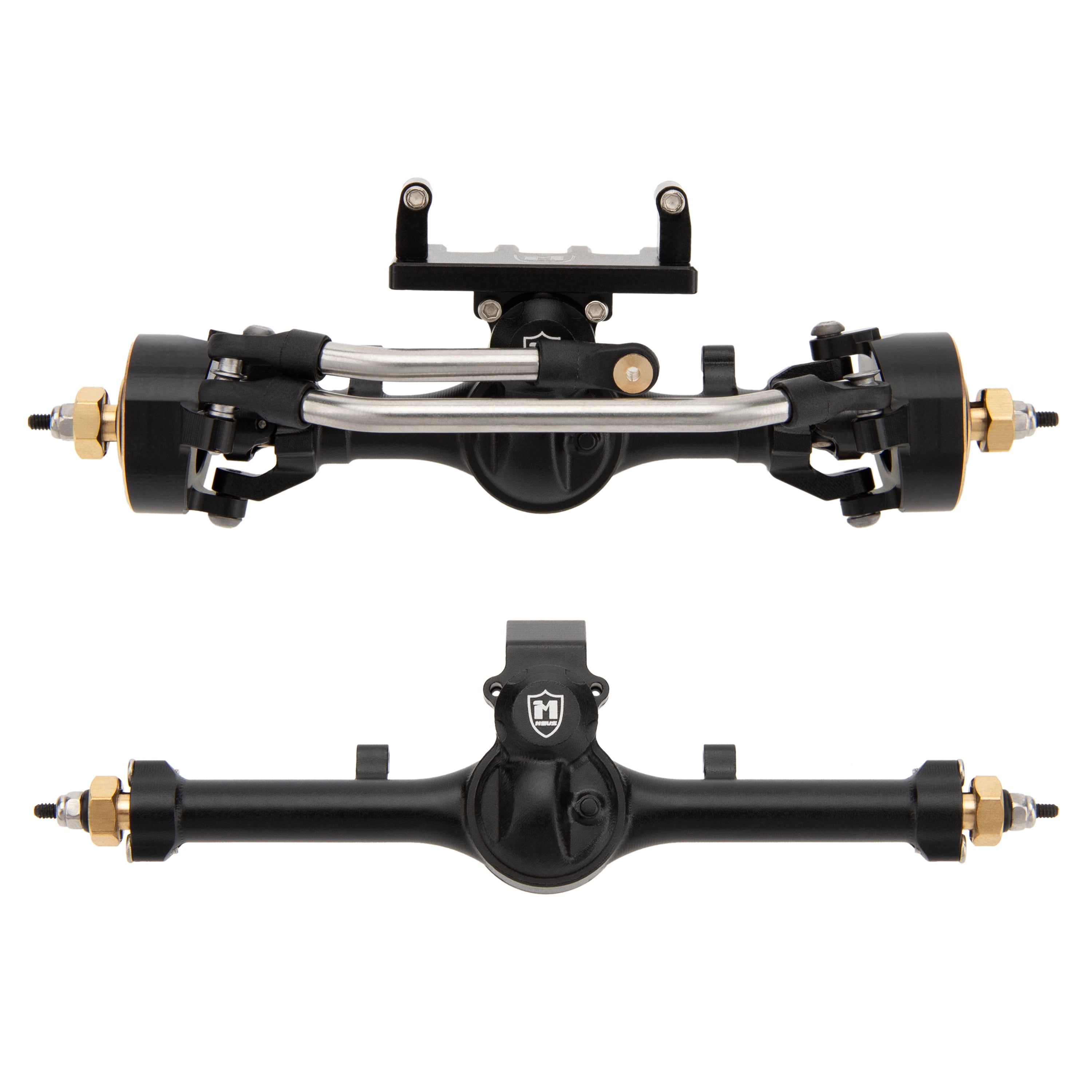 MEUS Racing SCX24 Metal V2 Isokinetic Front Rear Axles +5MM Isokinetic