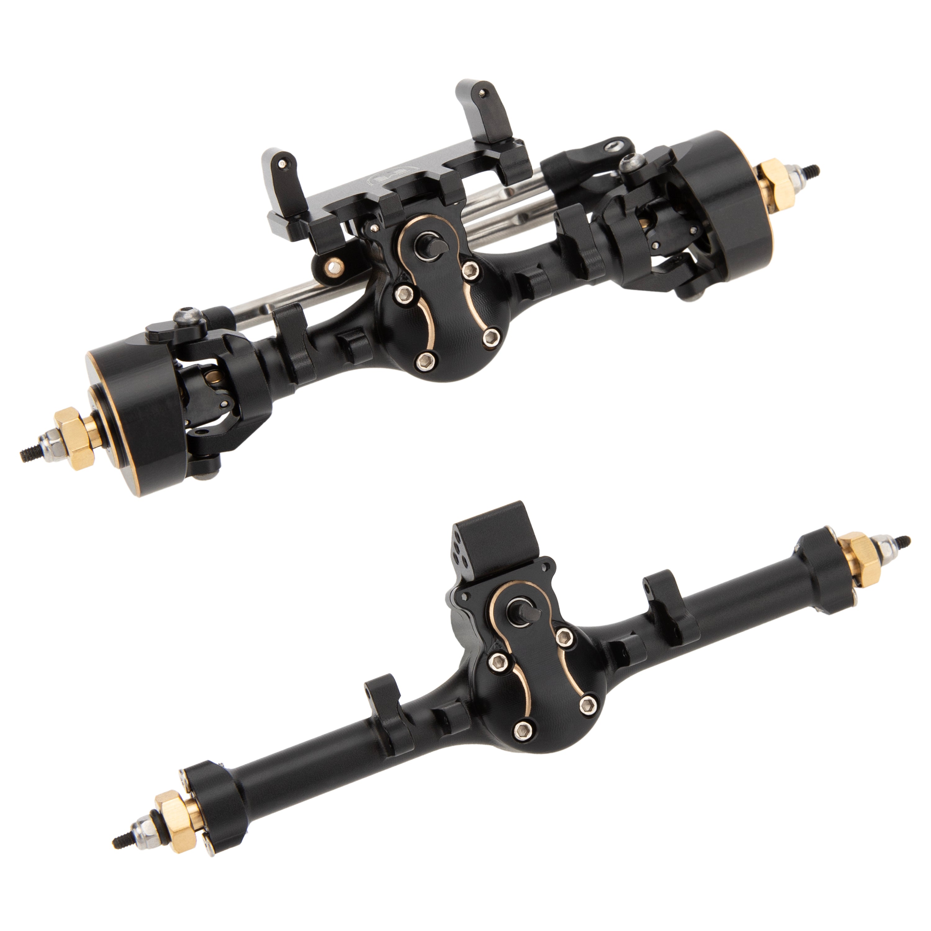 MEUS Racing SCX24 Metal V2 Isokinetic Front Rear Axles with Servo Set ...