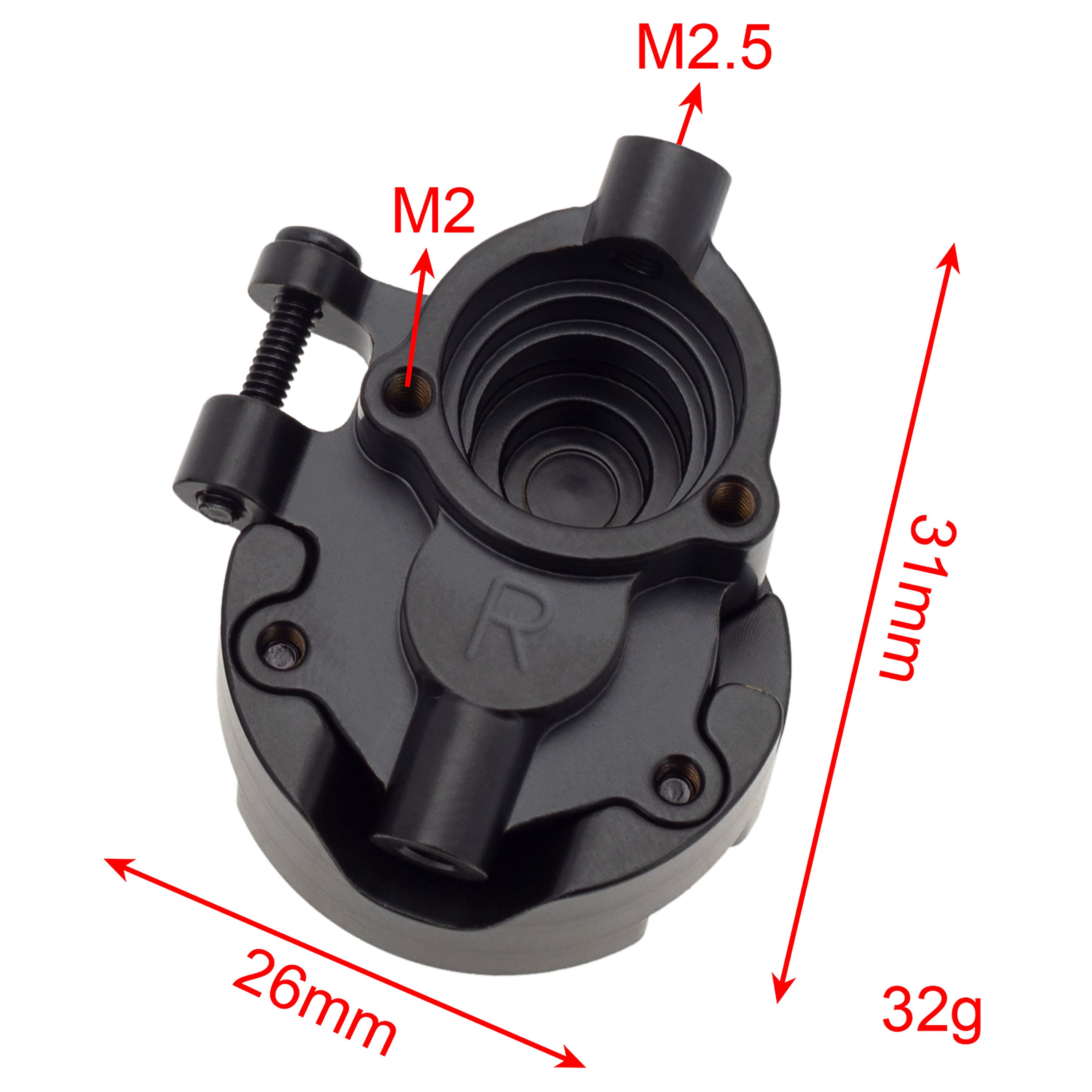 MEUS Racing Redcat Ascent-18 Brass Steering Knuckles+Front Axle Weights ...