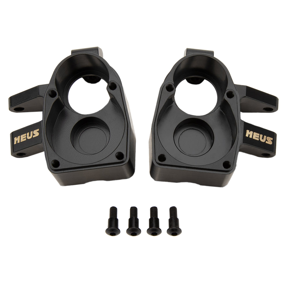 MEUS Racing Capra 1.9 Brass Steering Knuckles Diff Cover Rear Link Riser