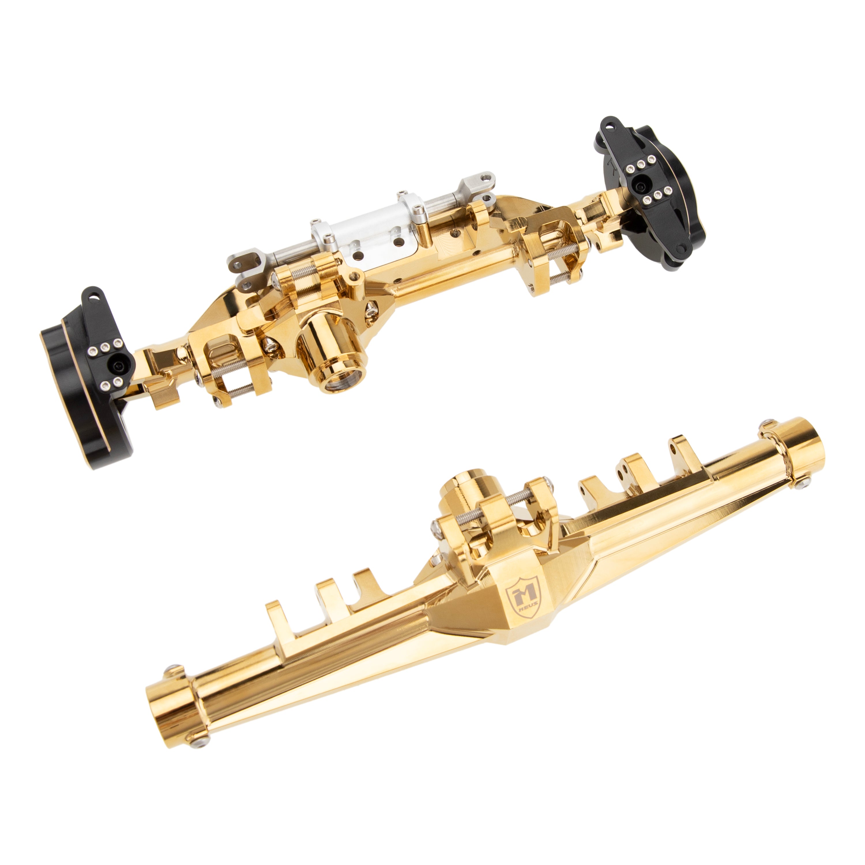 MEUS Racing Metal H10 Optic Straight Front Rear Axles Housings for 1/10 ...