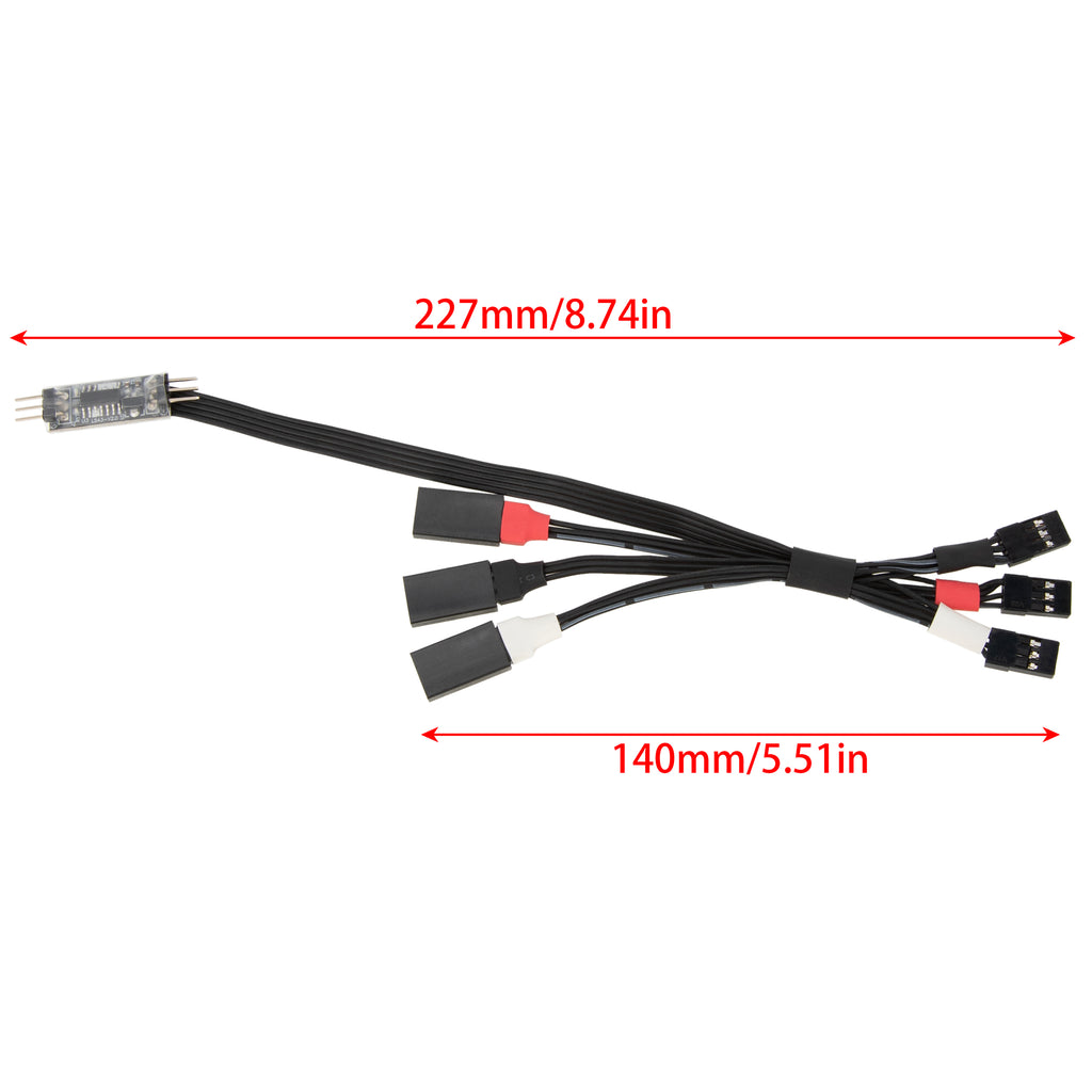 MEUS Racing Four-Wheel Steering Control Line, 4WS Control Board, and ...