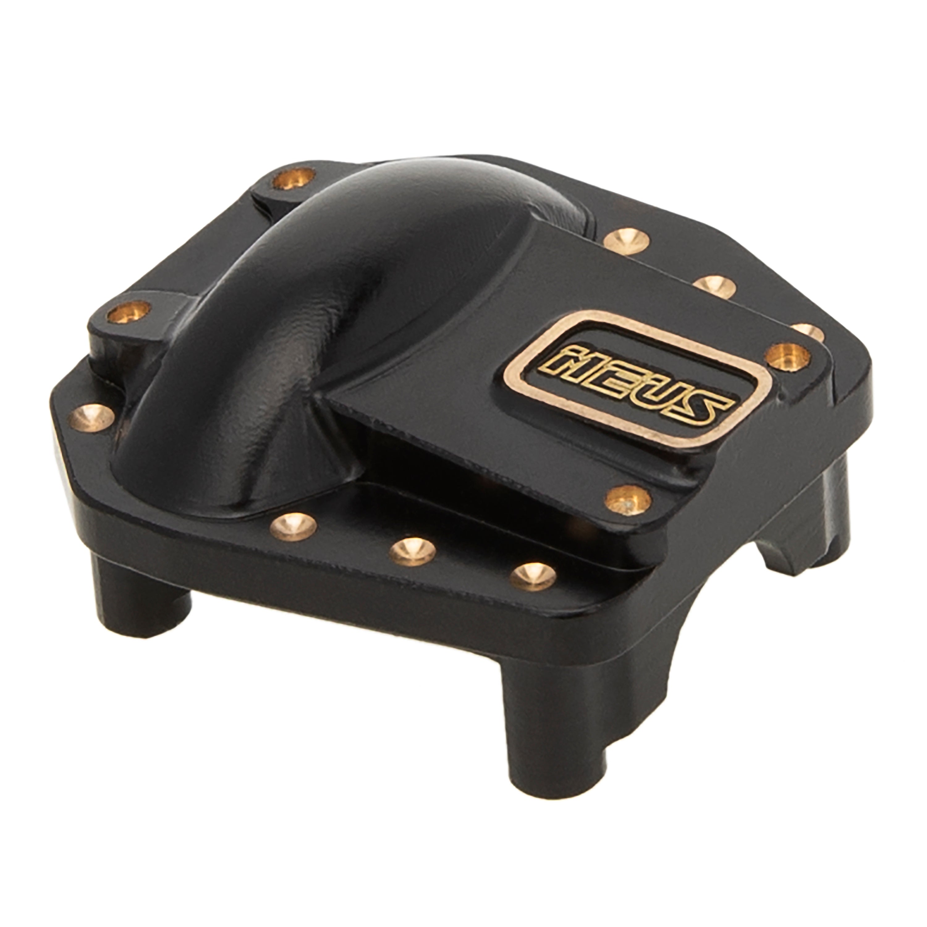 MEUS Racing Black Coated Brass Front Rear Axle Diff Cover for Axial SC