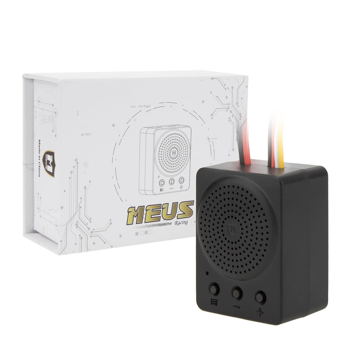 MEUS Racing RC Car Speaker MS-24 Engine Sound Simulator for 1/18 TRX4M