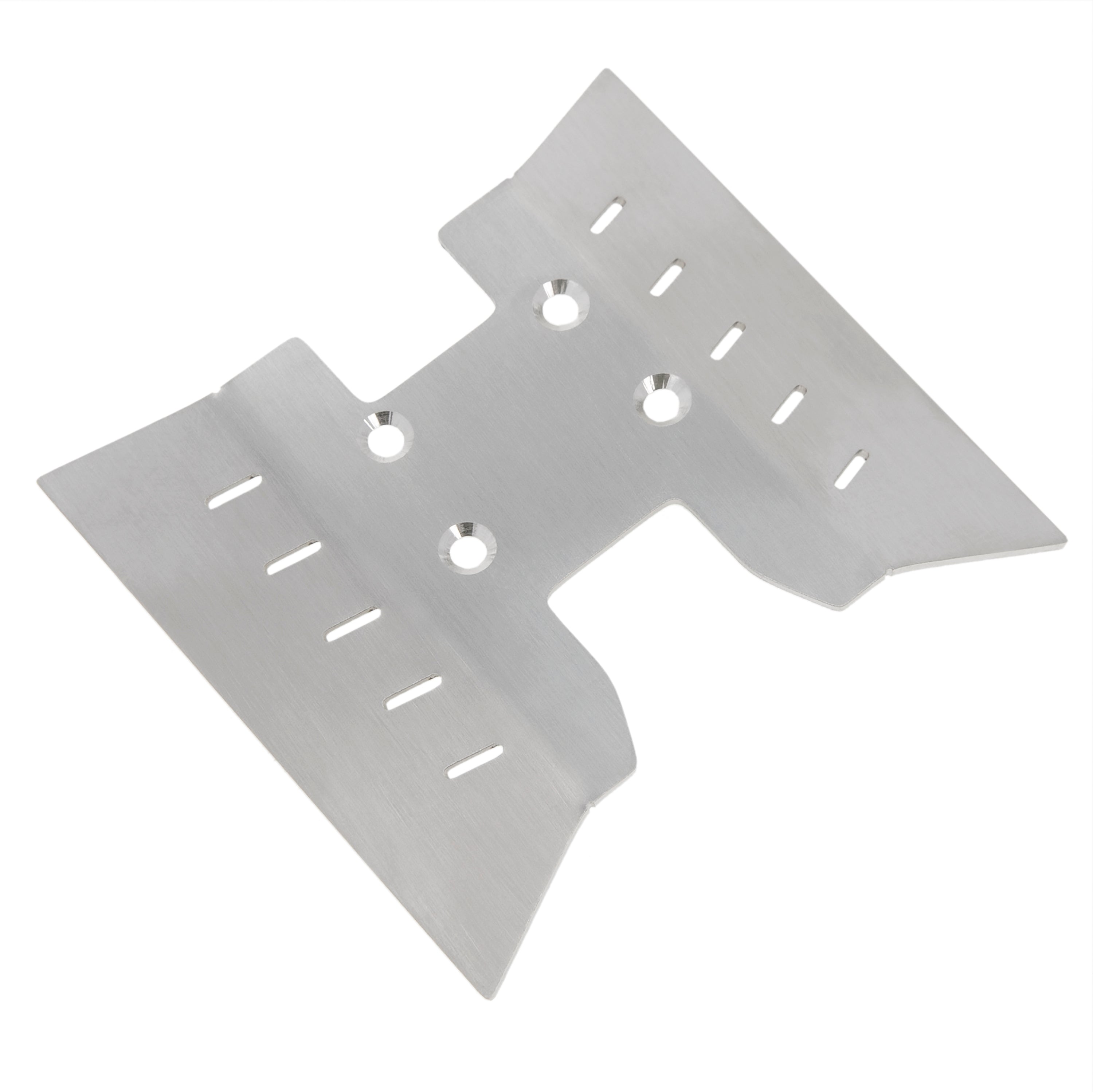 MEUS RACING Stainless Steel Skid Plate Chassis Armor Kit for AXIAL 1/1