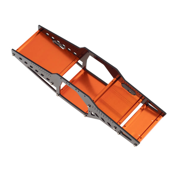 MEUS Racing SCX24 Aluminum Body Shell Carbon Fiber Chassis Frame for A