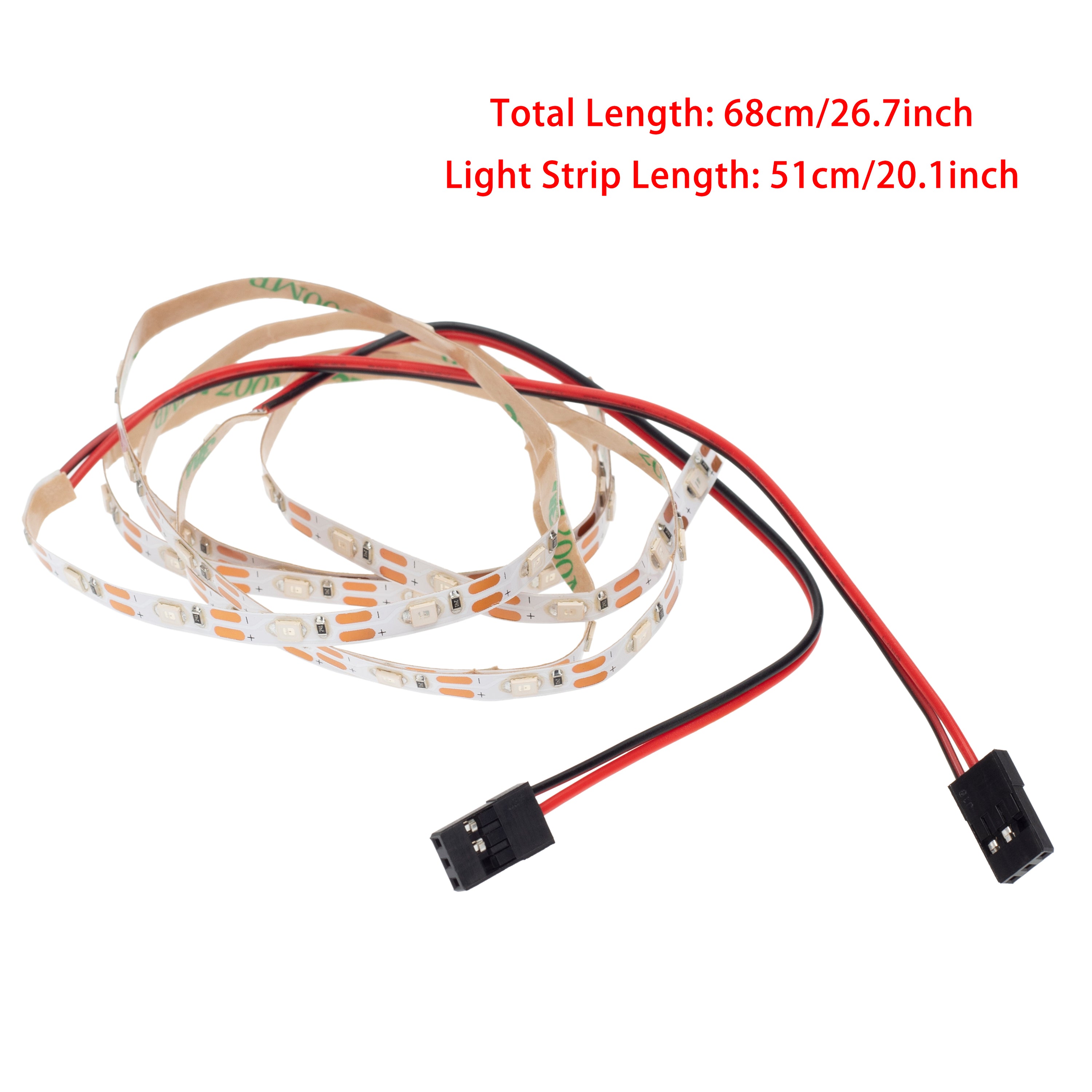 MEUS Racing LED Strip Colored Light Strip for RC Fixed Wing Airplane F