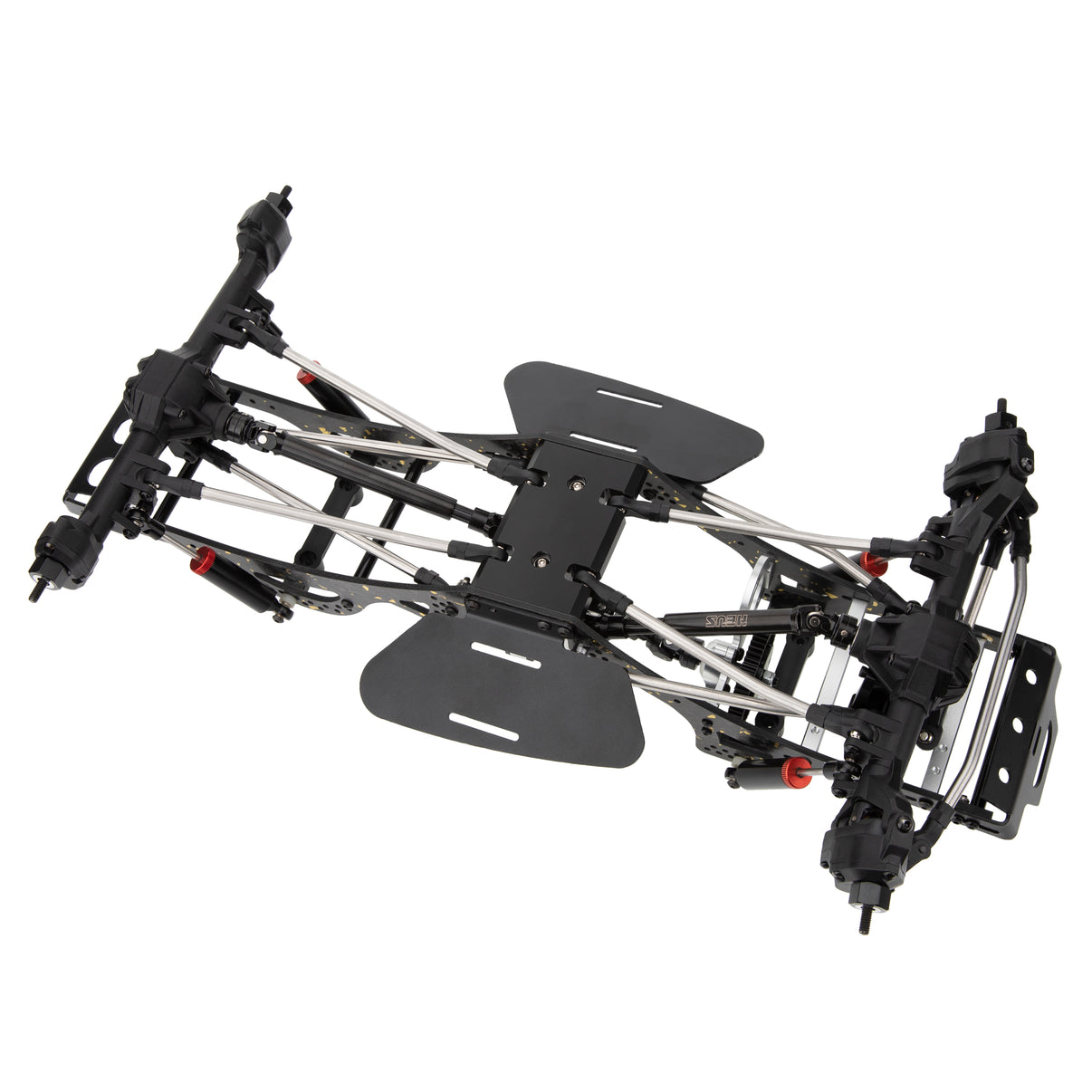 MEUS Racing RC LCG-GOLD RUSH V1 Carbon Fiber Chassis & SCX10 Nylon Por