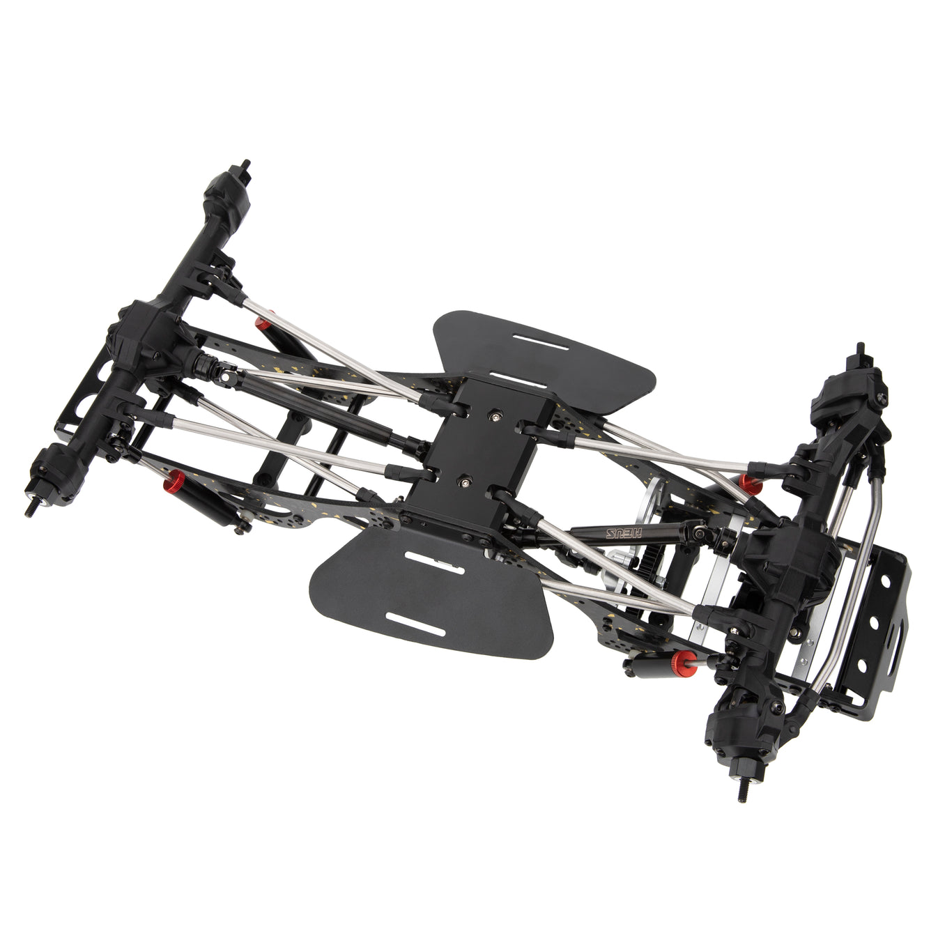 MEUS Racing RC LCG-GOLD RUSH V1 Carbon Fiber Chassis & SCX10 Nylon Por