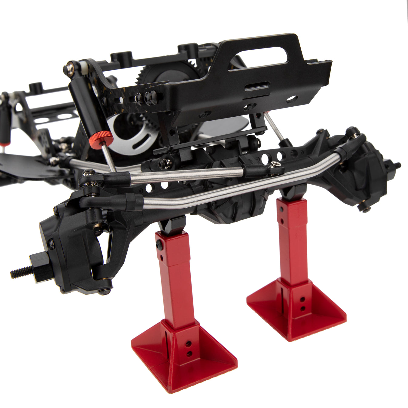 MEUS Racing RC LCG-GOLD RUSH V1 Carbon Fiber Chassis & SCX10 Nylon Por