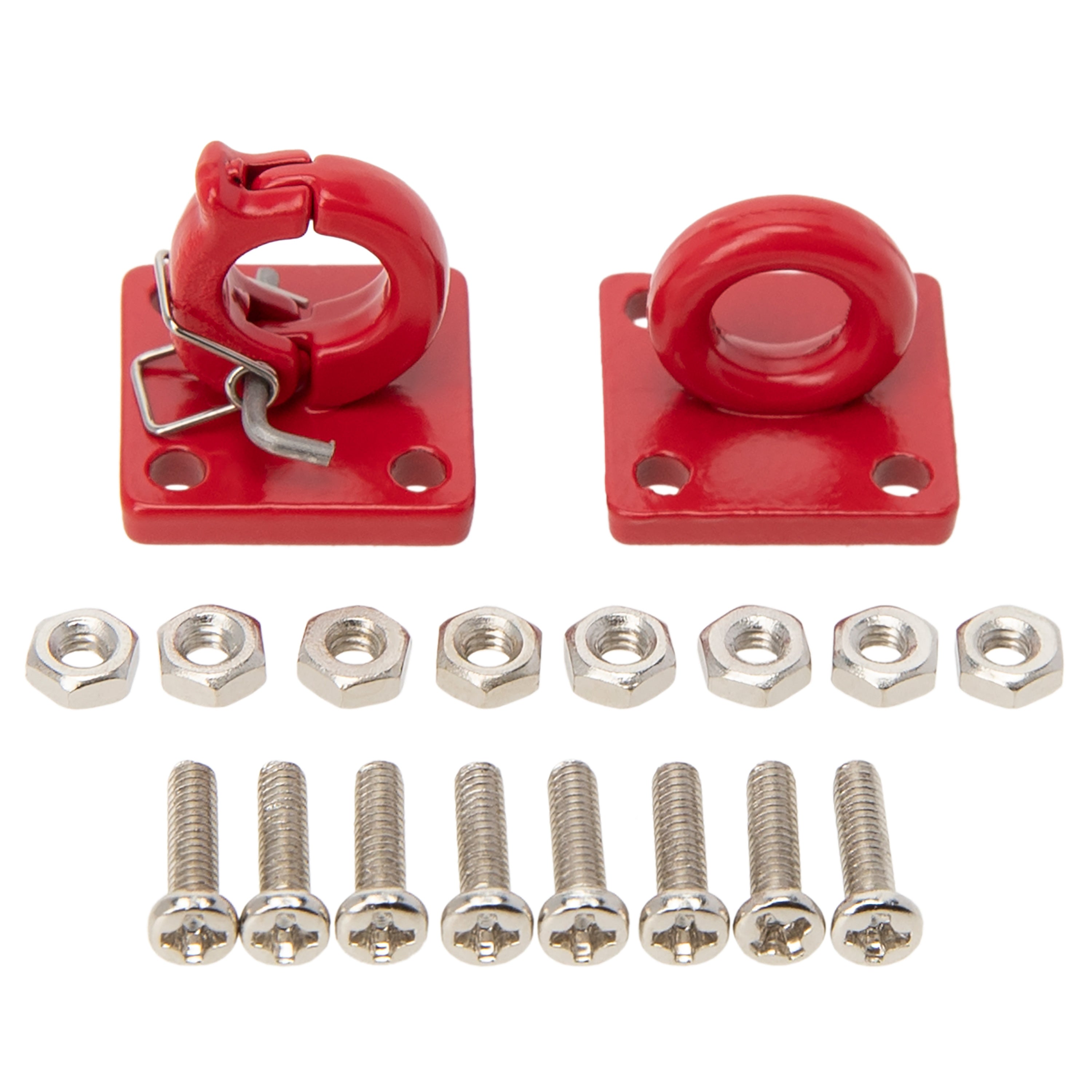 MEUS Racing Metal Rescue Buckle Trailer Tow Hook for 1/10 SCX10 TRX-4