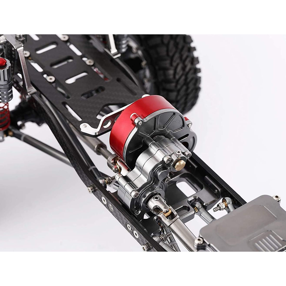 MEUS Racing Complete Transmission Gearbox for 1/10 Axial SCX10 90027 S