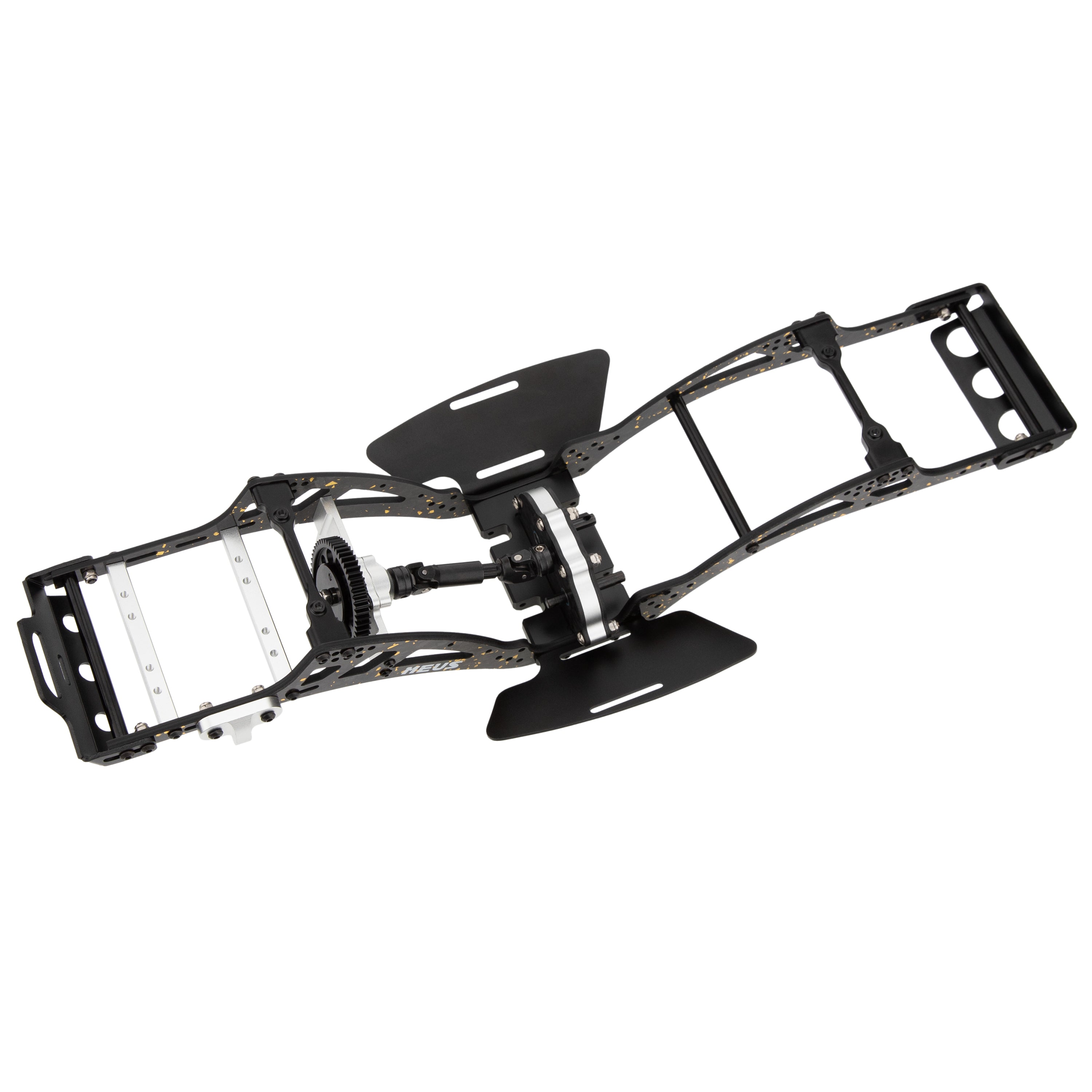 MEUS Racing Gold Rush V2 Carbon Fiber LCG Chassis Kit for 1/10 SCX10