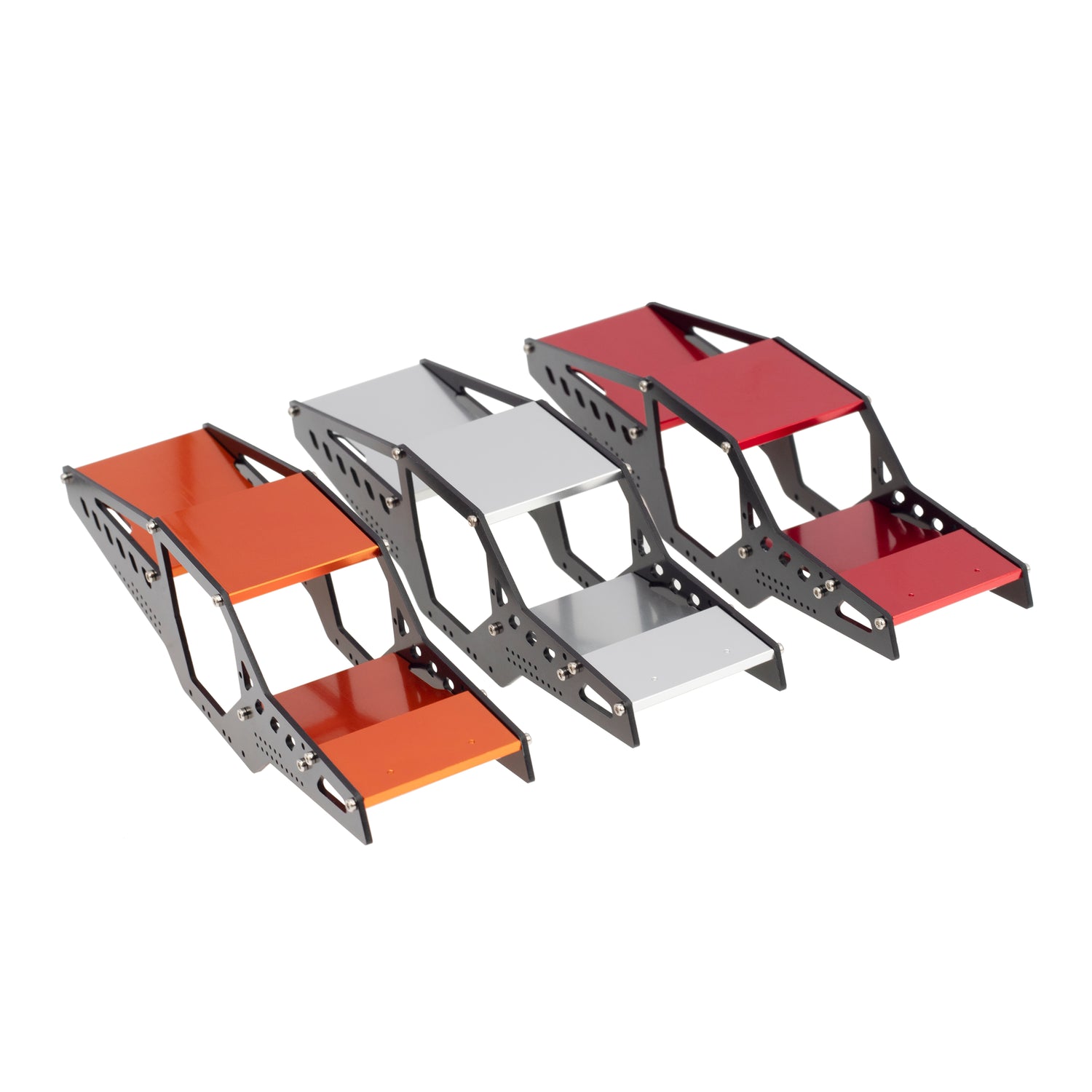 MEUS Racing SCX24 Aluminum Body Shell Carbon Fiber Chassis Frame for A