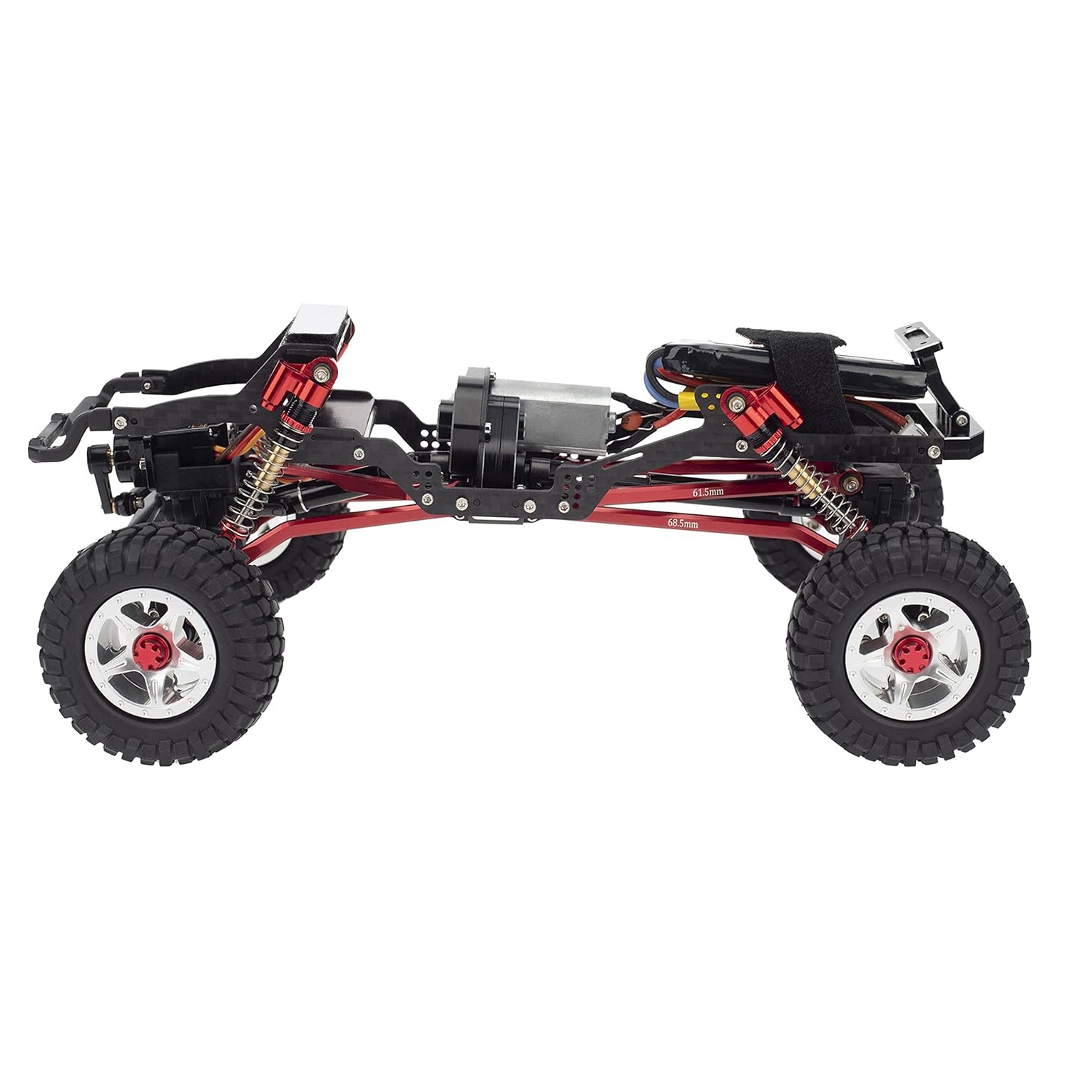 MEUS Racing Carbon Fiber LCG Chassis Kit Frame Girder for Axial SCX24 ...