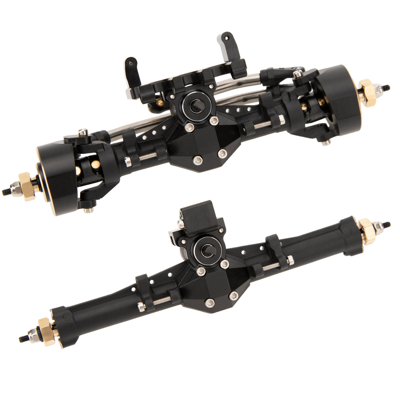 MEUS Racing SCX24 Nylon Isokinetic 3-Section CVD Front Rear Axles Maxi