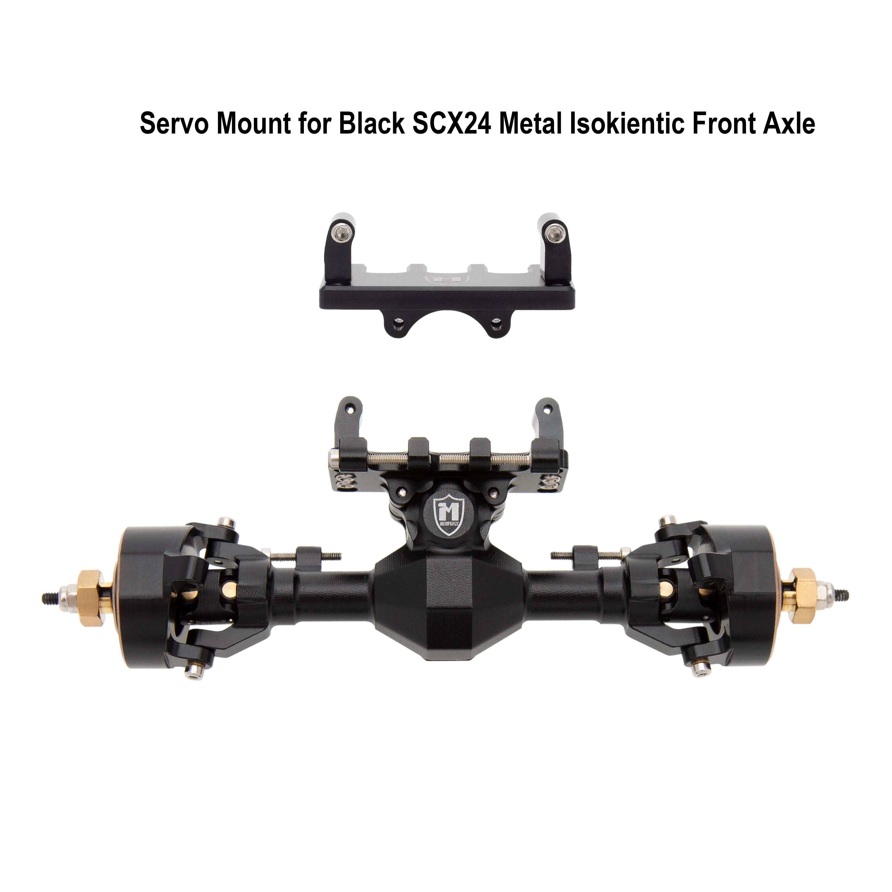 MEUS Racing Aluminum Servo Mount for 1/24 MEUS SCX24 Isokinetic Front