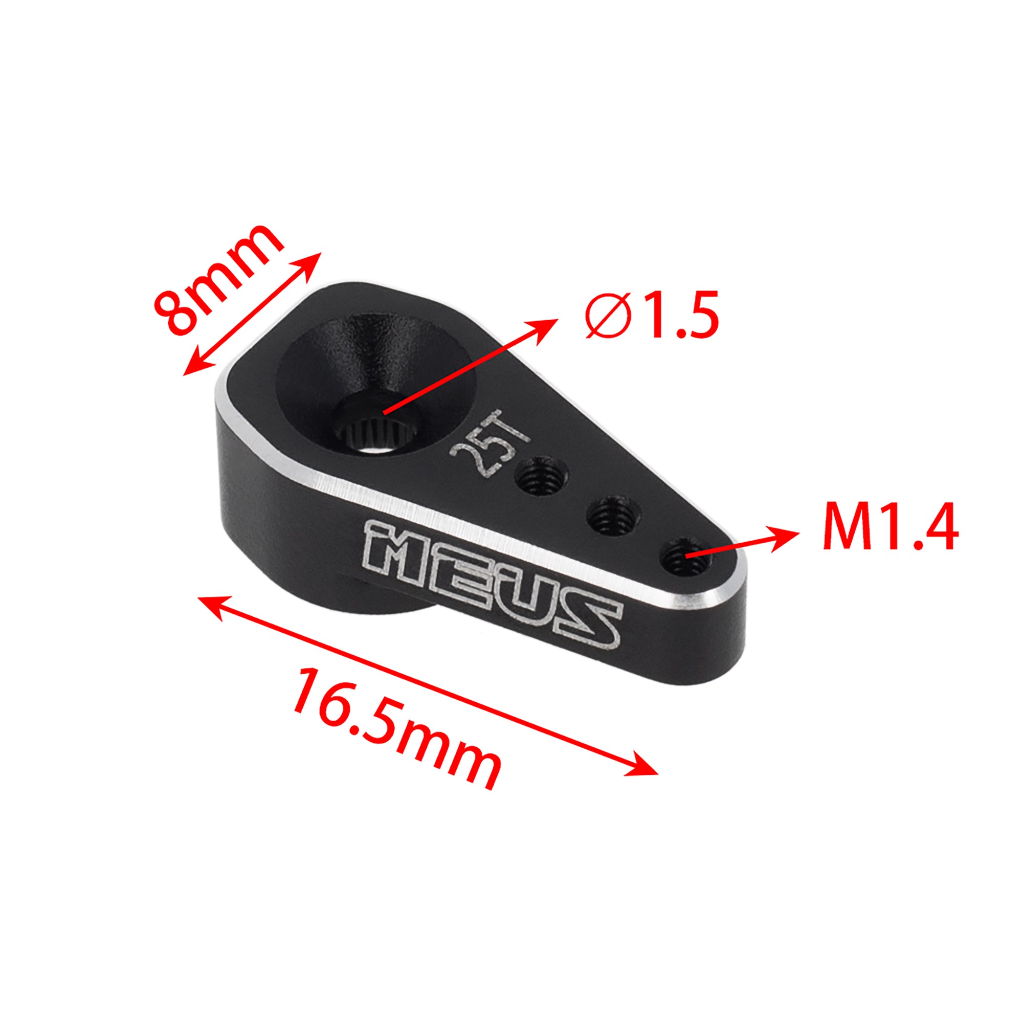 MEUS Racing SCX24 Servo Arm 25T Servo Horn for Brushless High Torque M