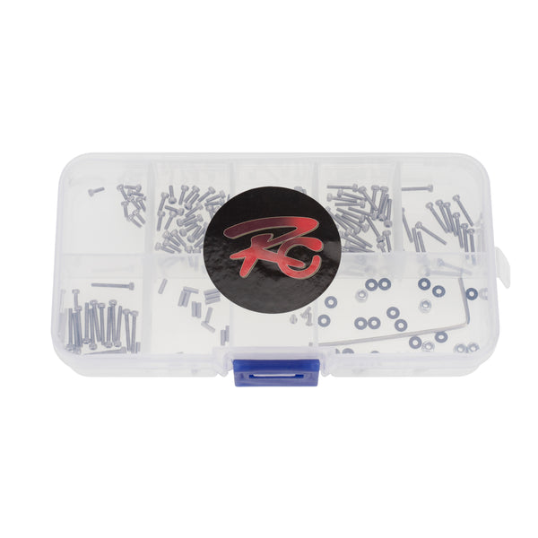 MEUS Racing Stainless Steel Full Car Screws Box Set for Axial SCX24 ...