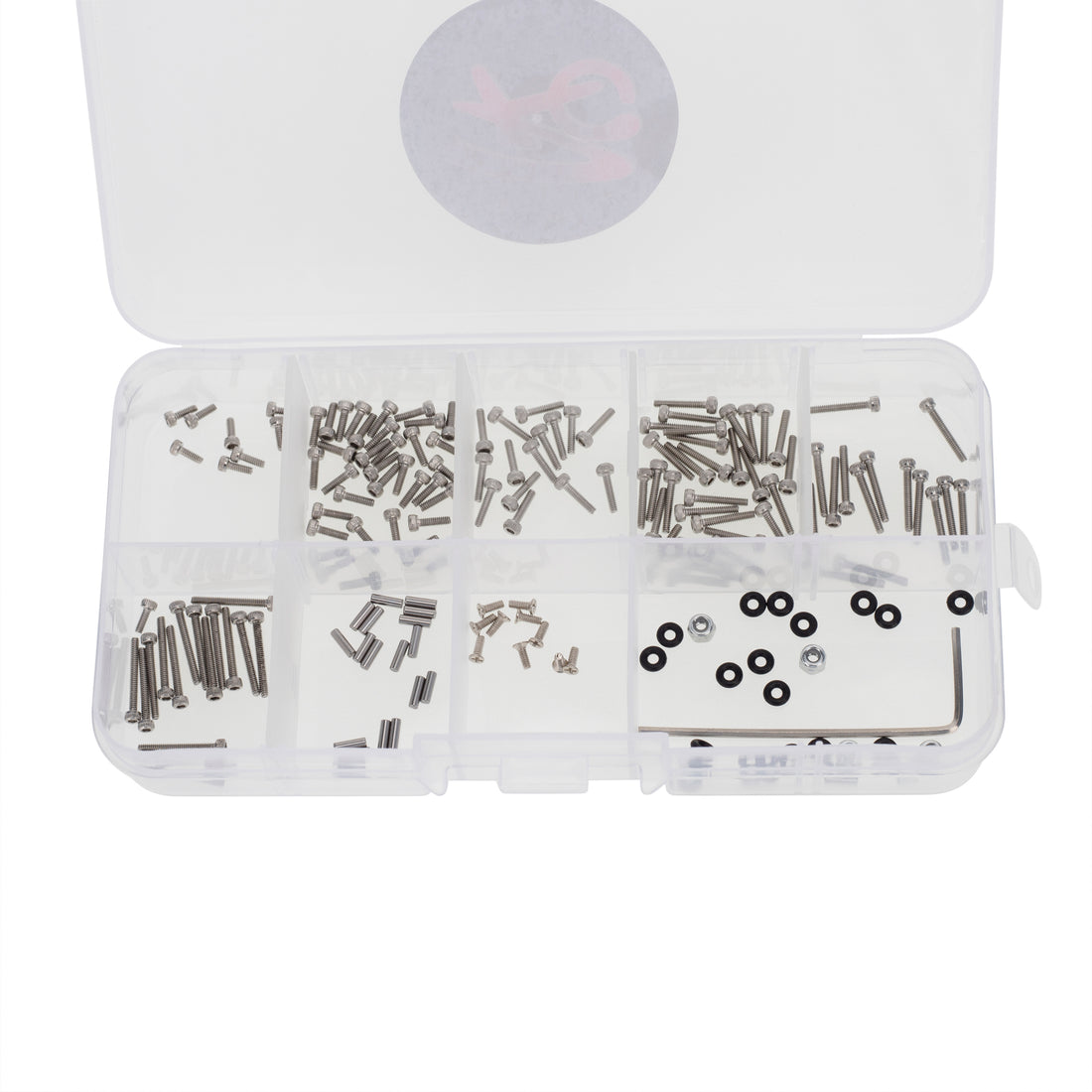 MEUS Racing Stainless Steel Full Car Screws Box Set for Axial SCX24 ...