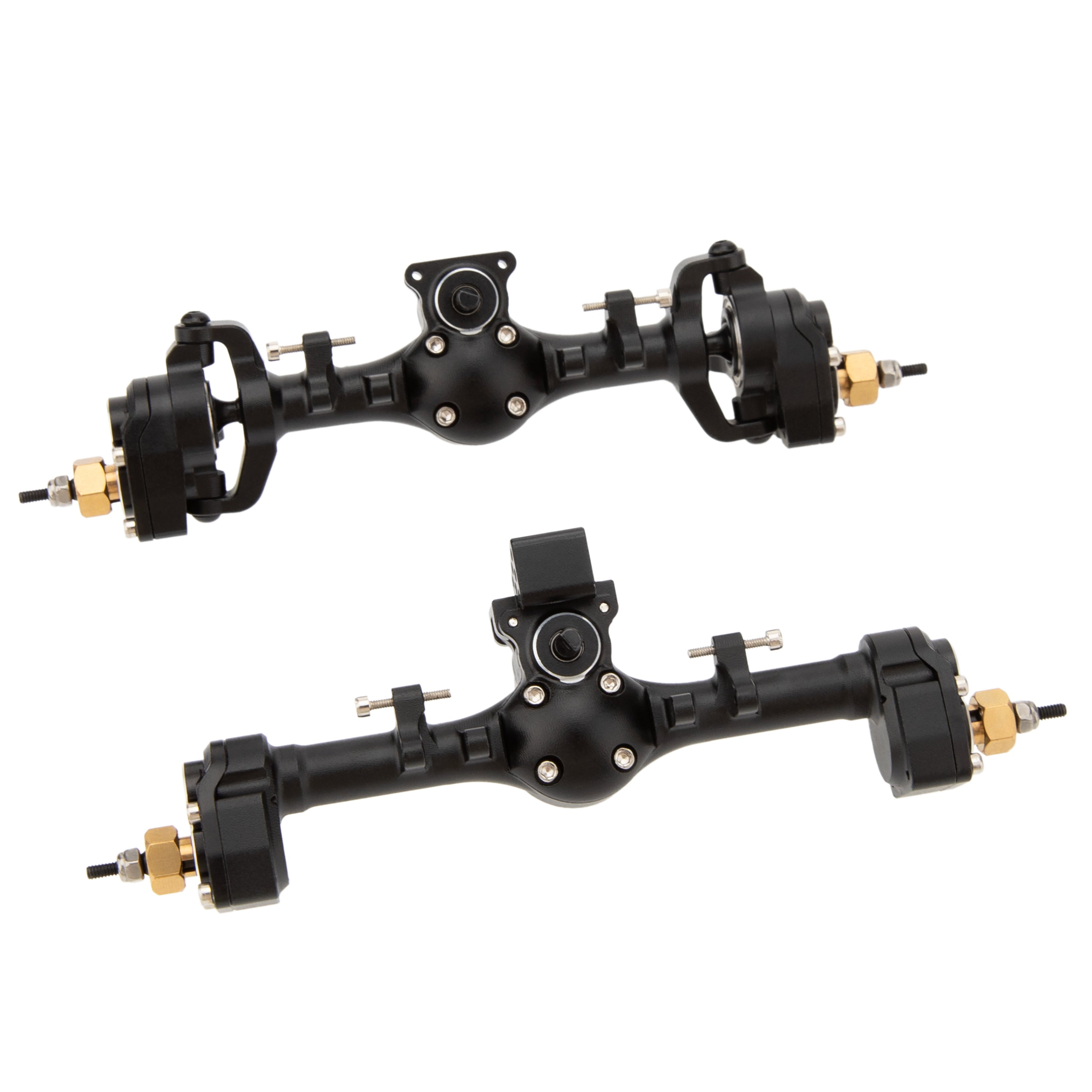MEUS Racing SCX24 Metal Portal Front Rear Axles Wider +6.2MM for Axial